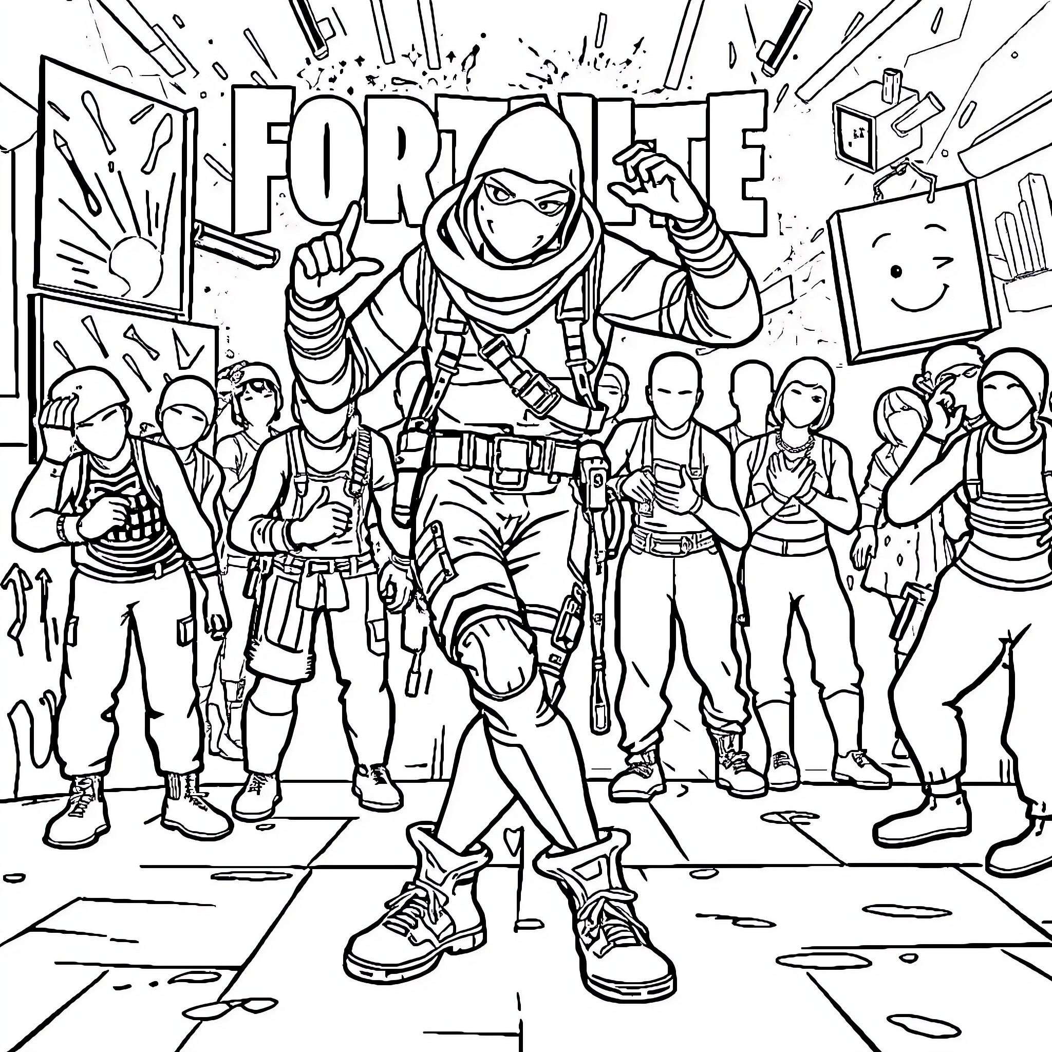 67 Best Fortnite Coloring Pages (Free Printable PDFs)