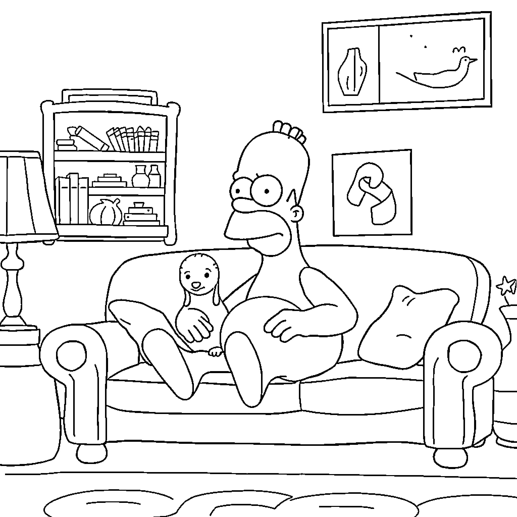 Best Homer Coloring Pages (Free Printable PDF)