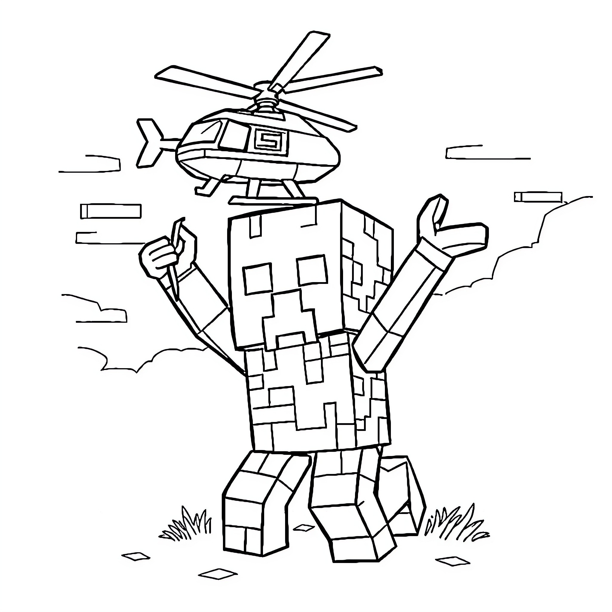 191 Best Creeper Coloring Pages (Free Printable PDFs)