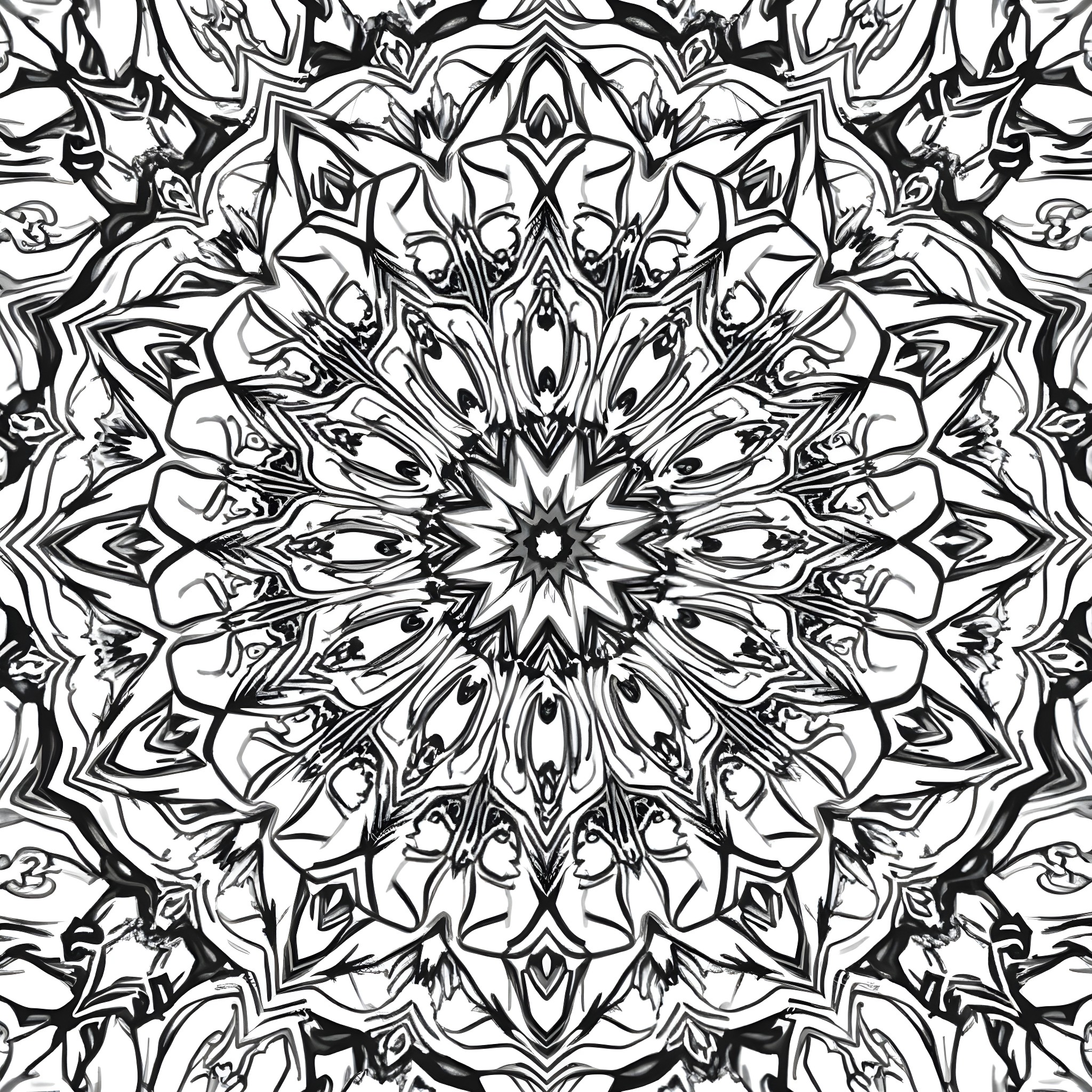 4 Best Kaleidoscope Coloring Pages (Free Printable PDFs)