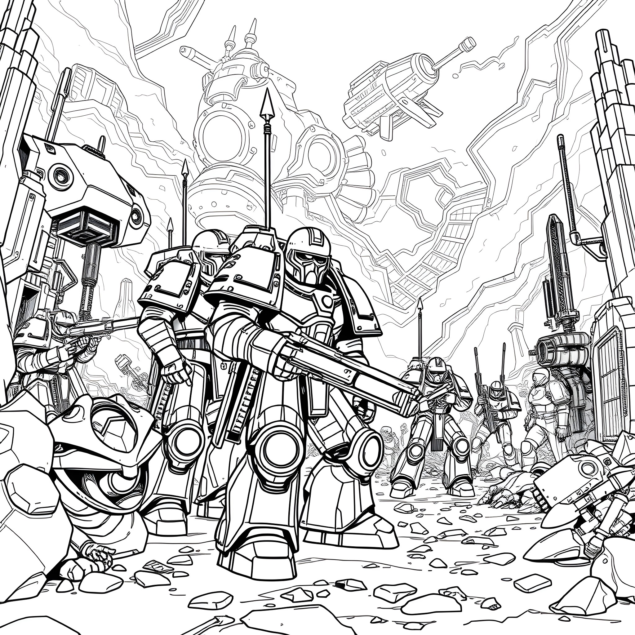 72 Best Space Marine Coloring Pages (Free Printable PDFs)