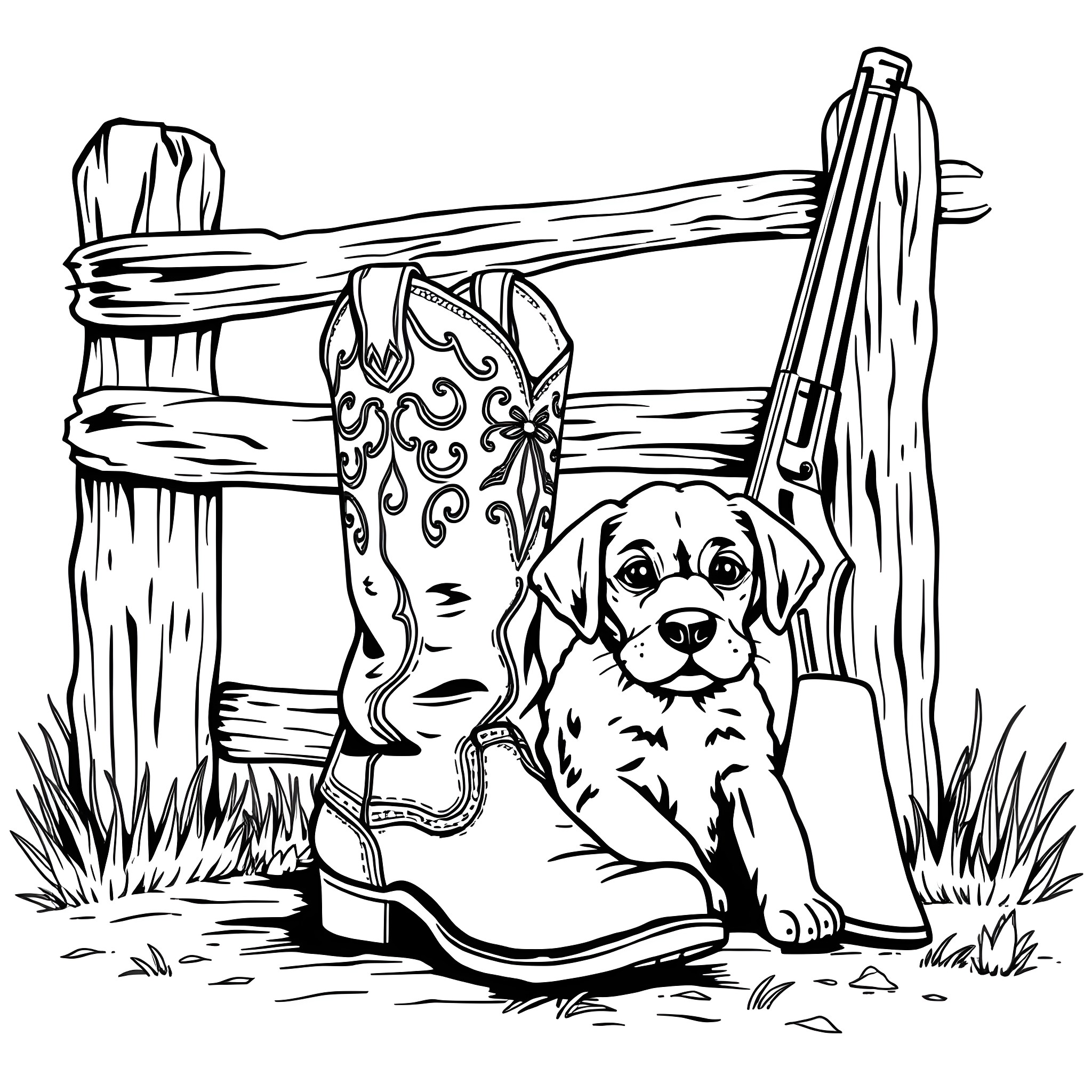 2 Best Cowboy Boots Coloring Pages (Free Printable PDFs)