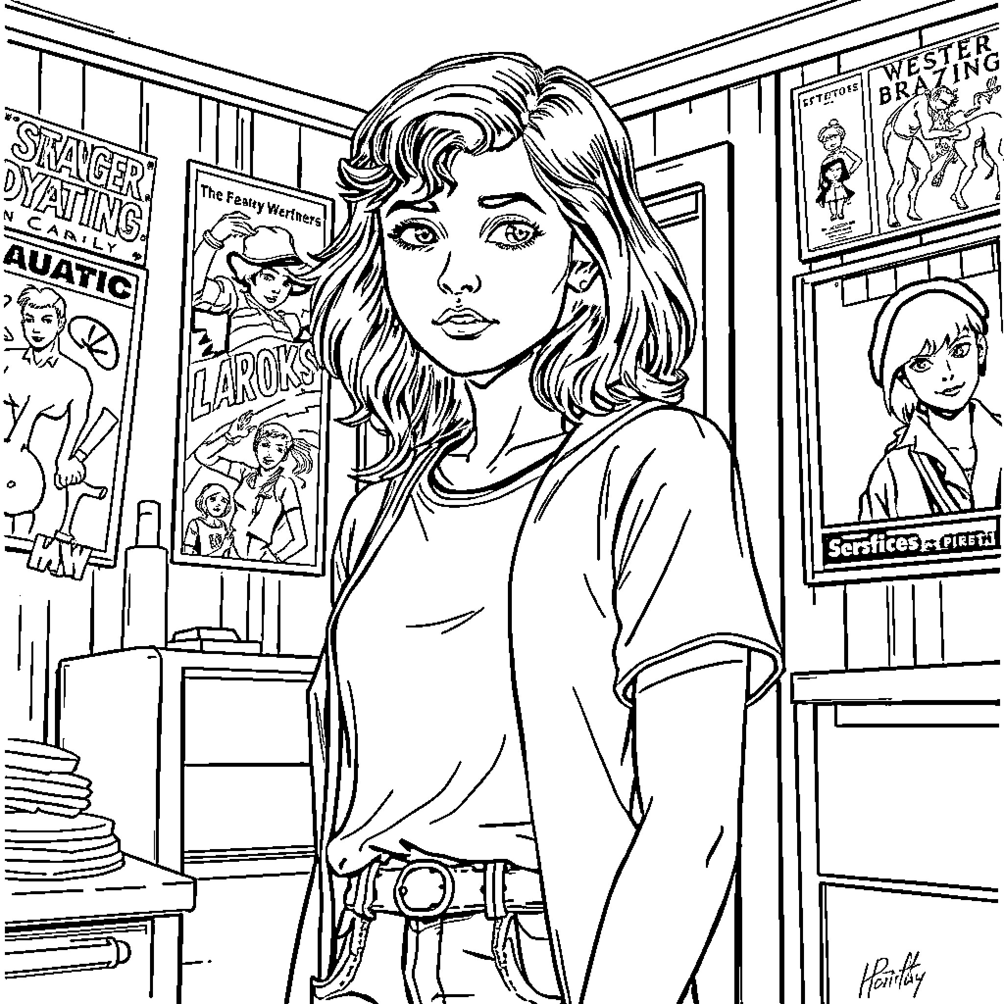 Best Natalia Dyer Coloring Pages (Free Printable PDF)
