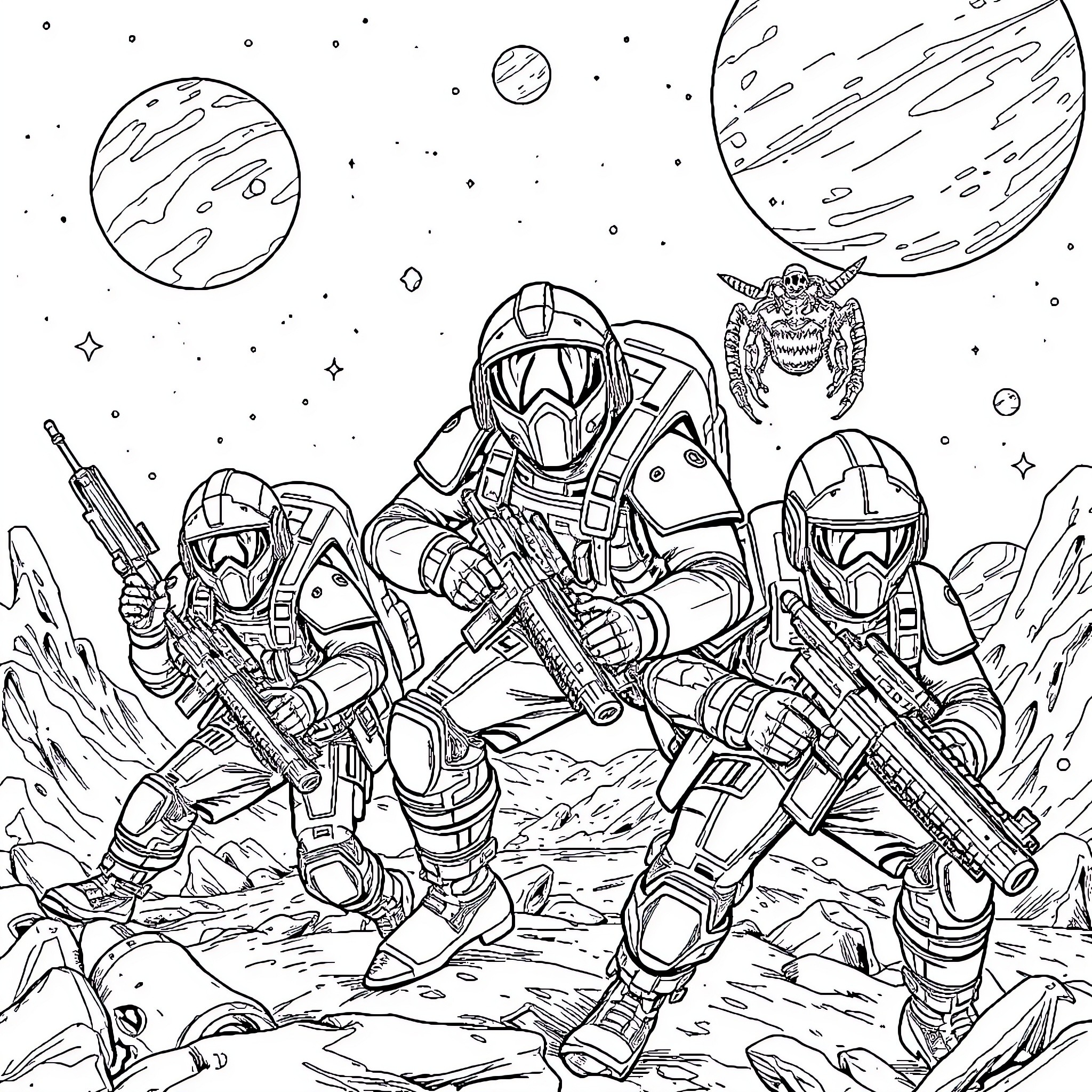 Best Helldivers Coloring Pages (Free Printable PDF)