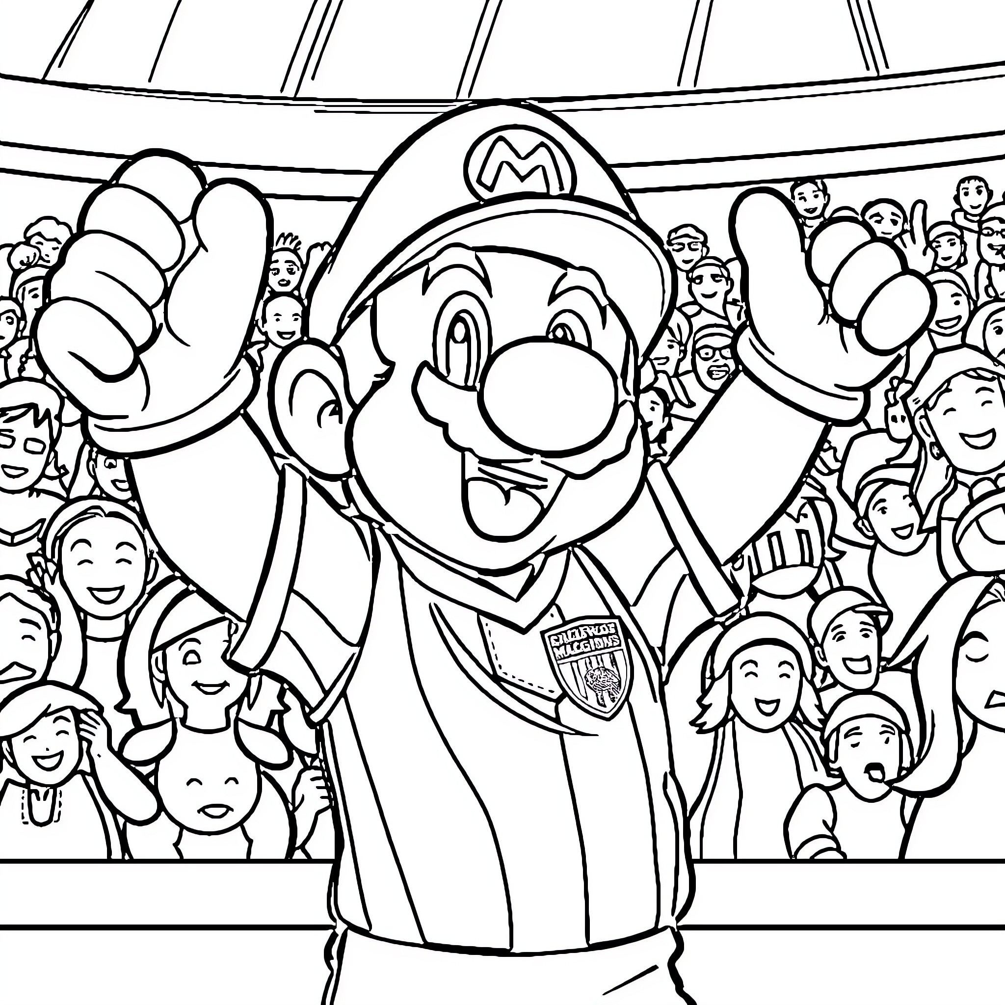 632 Best Mario Coloring Pages (Free Printable PDFs)