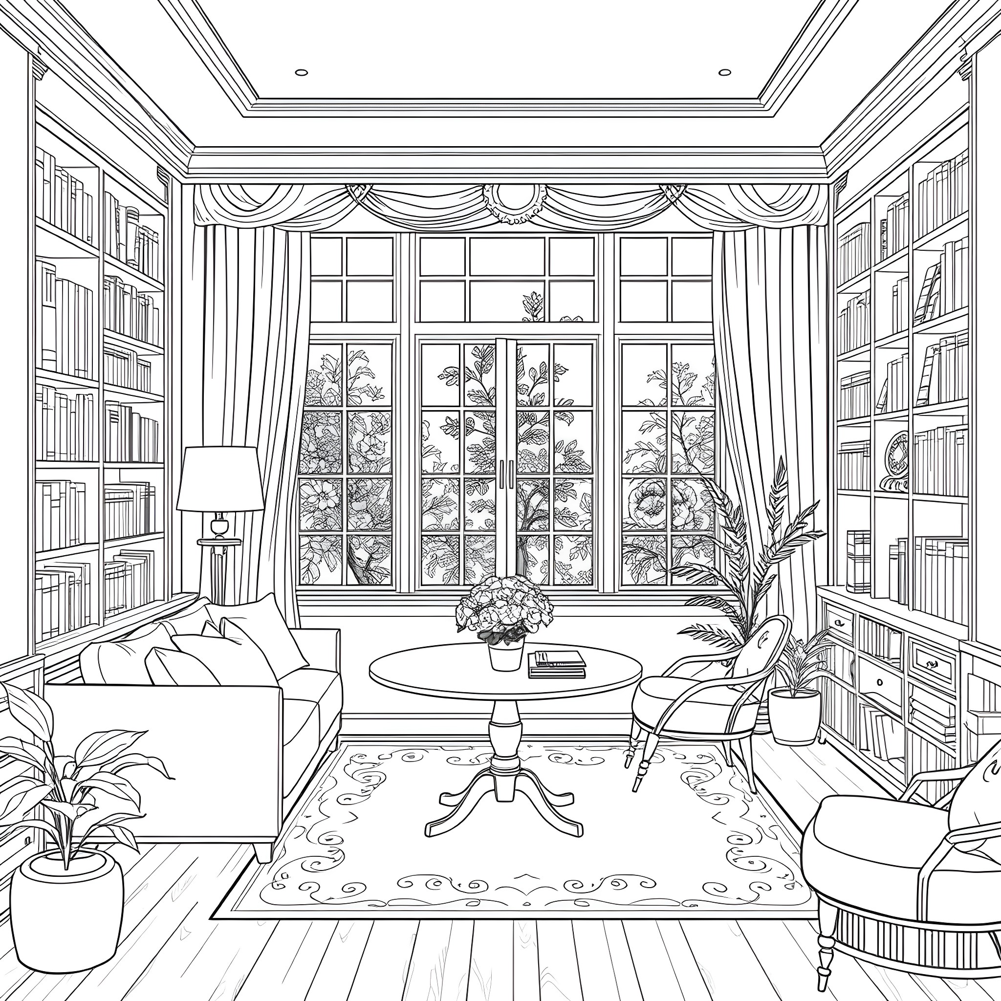 Best Bedroom Coloring Pages (Free Printable PDF)