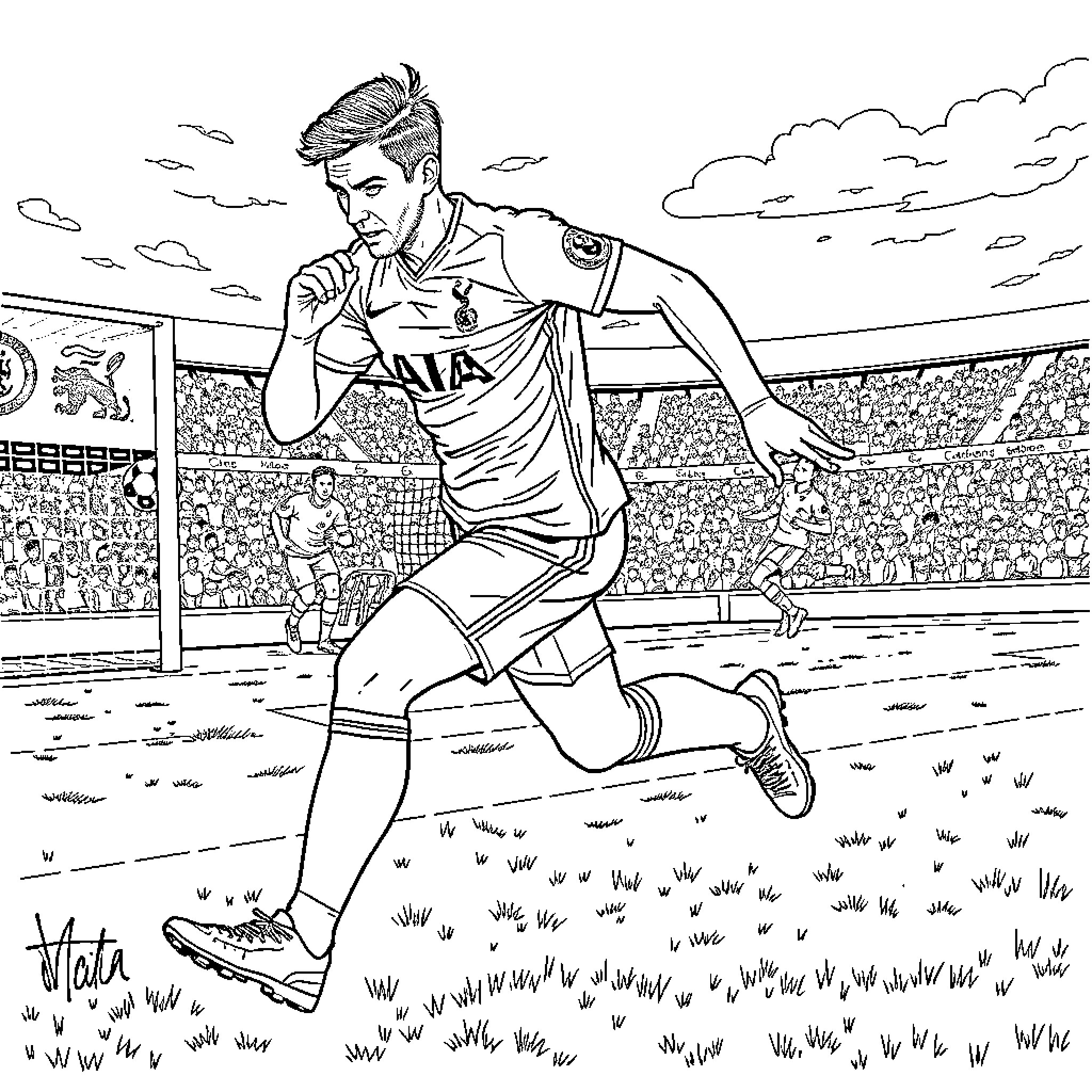 Best Harry Kane Coloring Pages (Free Printable PDF)