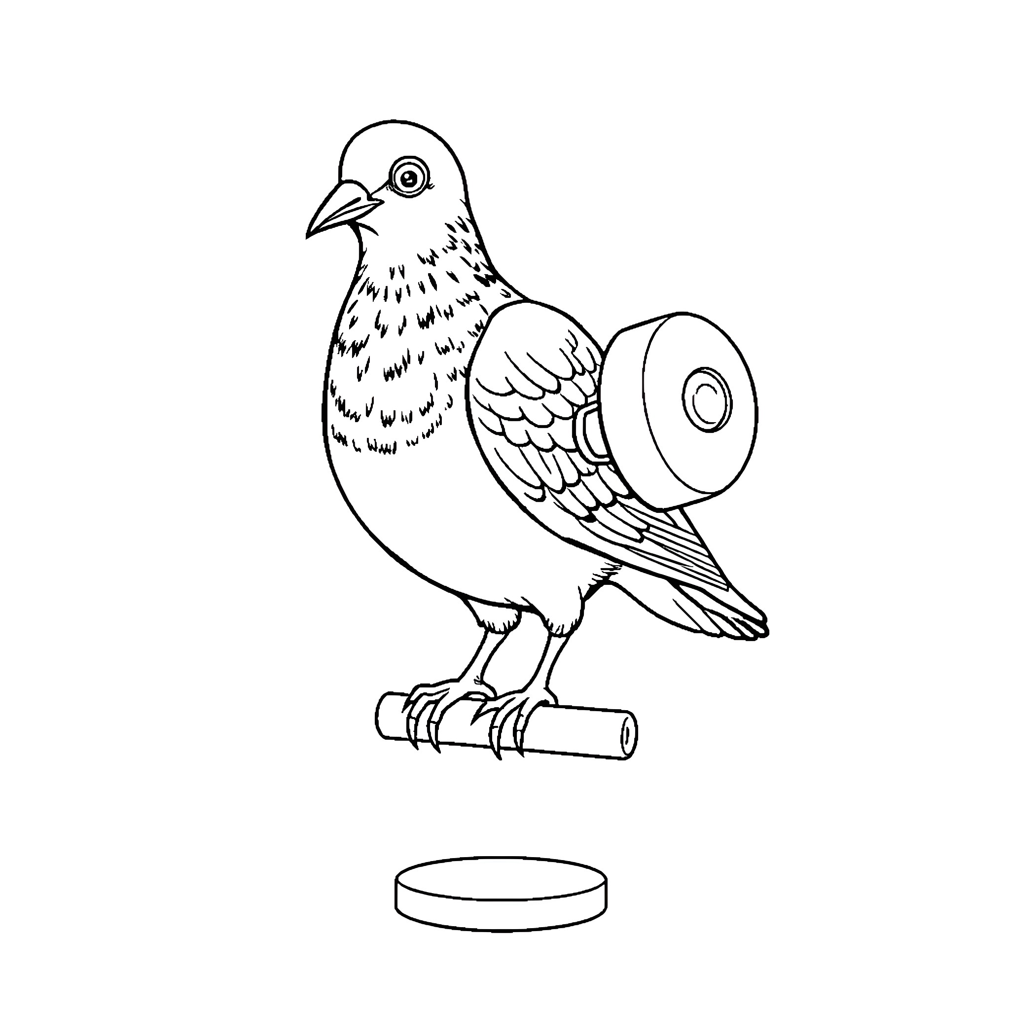 30 Best Pigeon Coloring Pages (Free Printable PDFs)