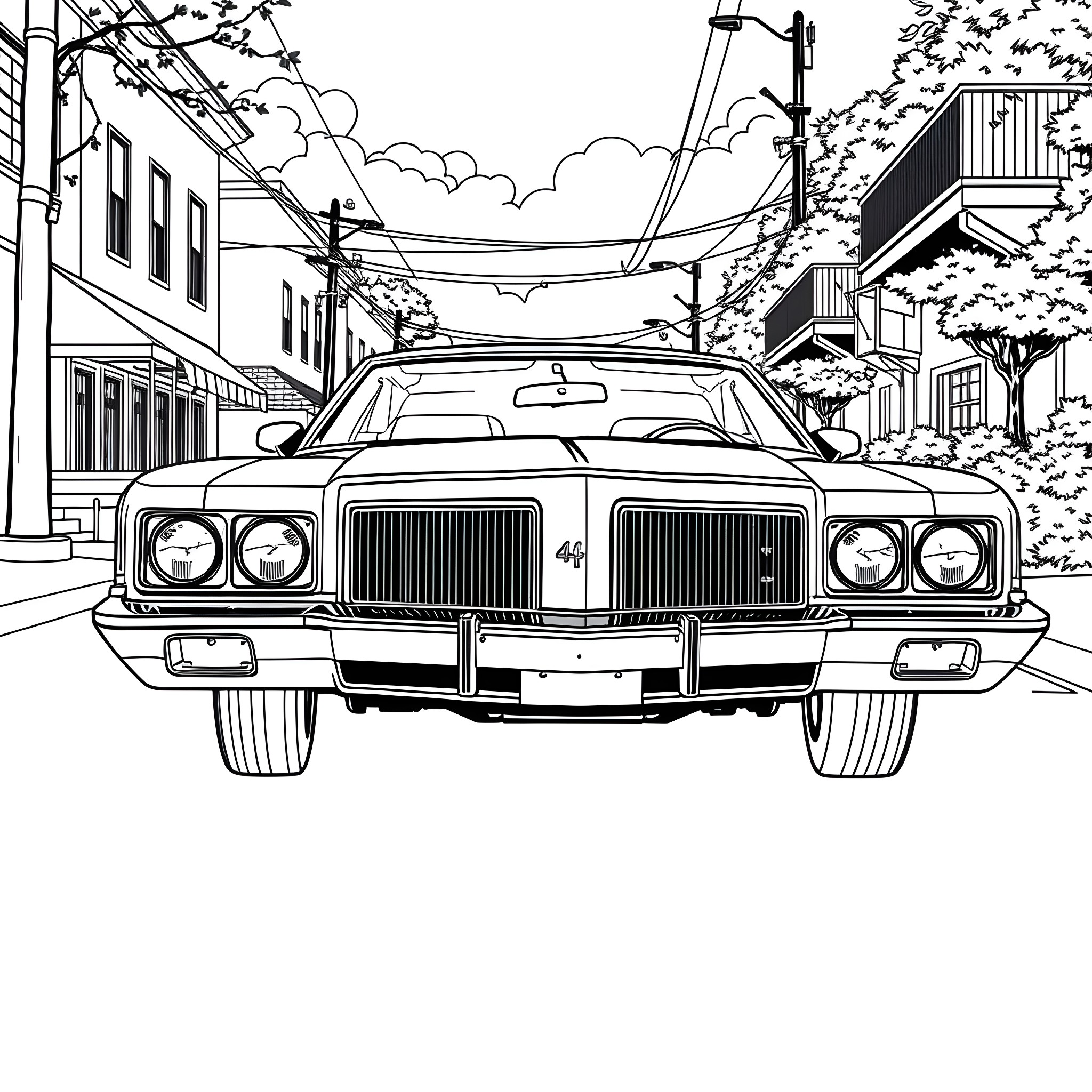 Best Oldsmobile Coloring Pages (Free Printable PDF)