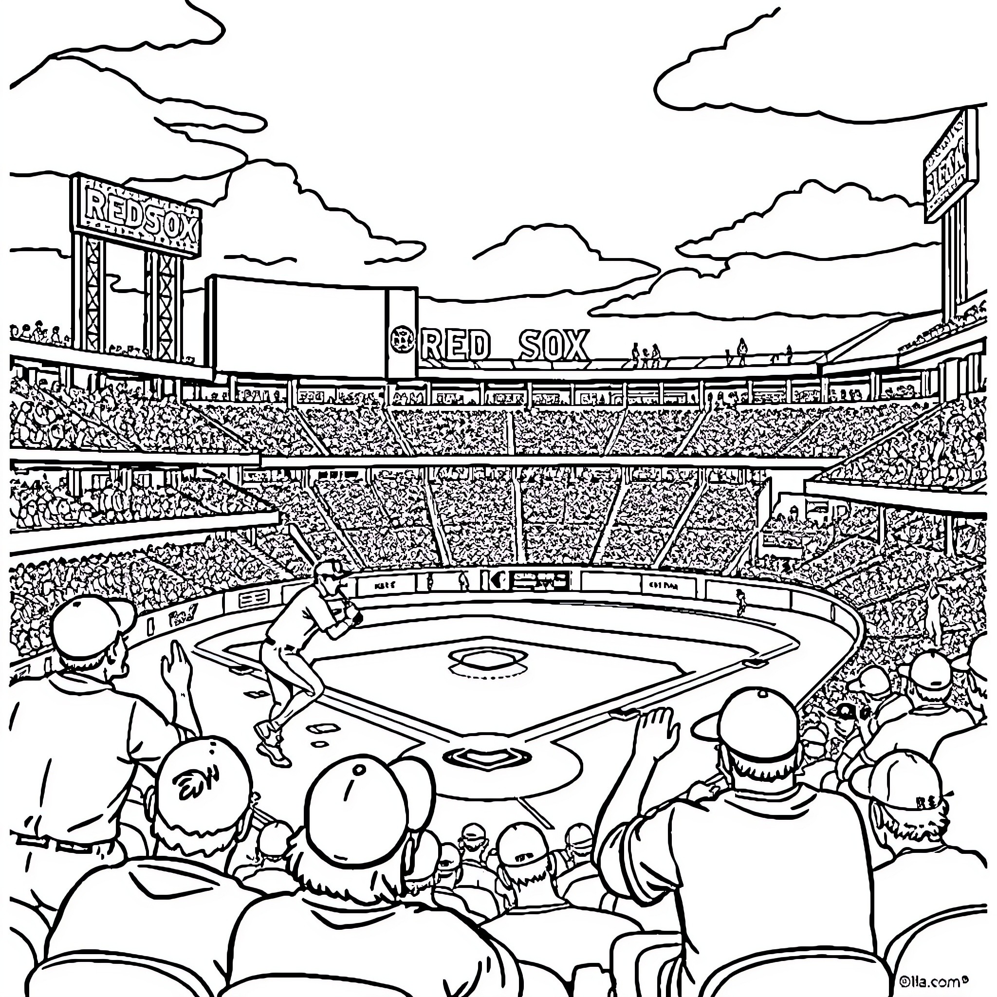 Best Boston Red Sox Coloring Pages (Free Printable PDF)