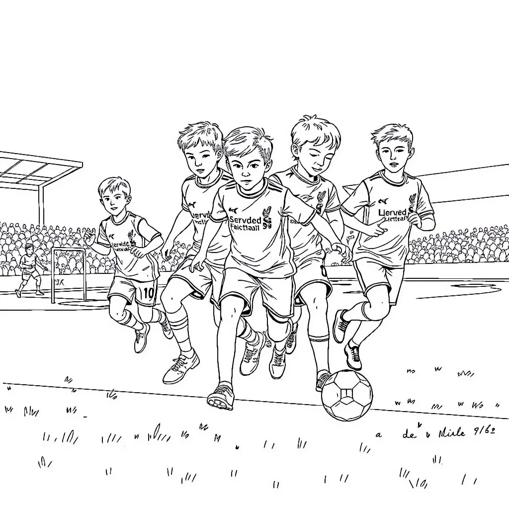 Best Liverpool Players Coloring Pages (Free Printable PDF)