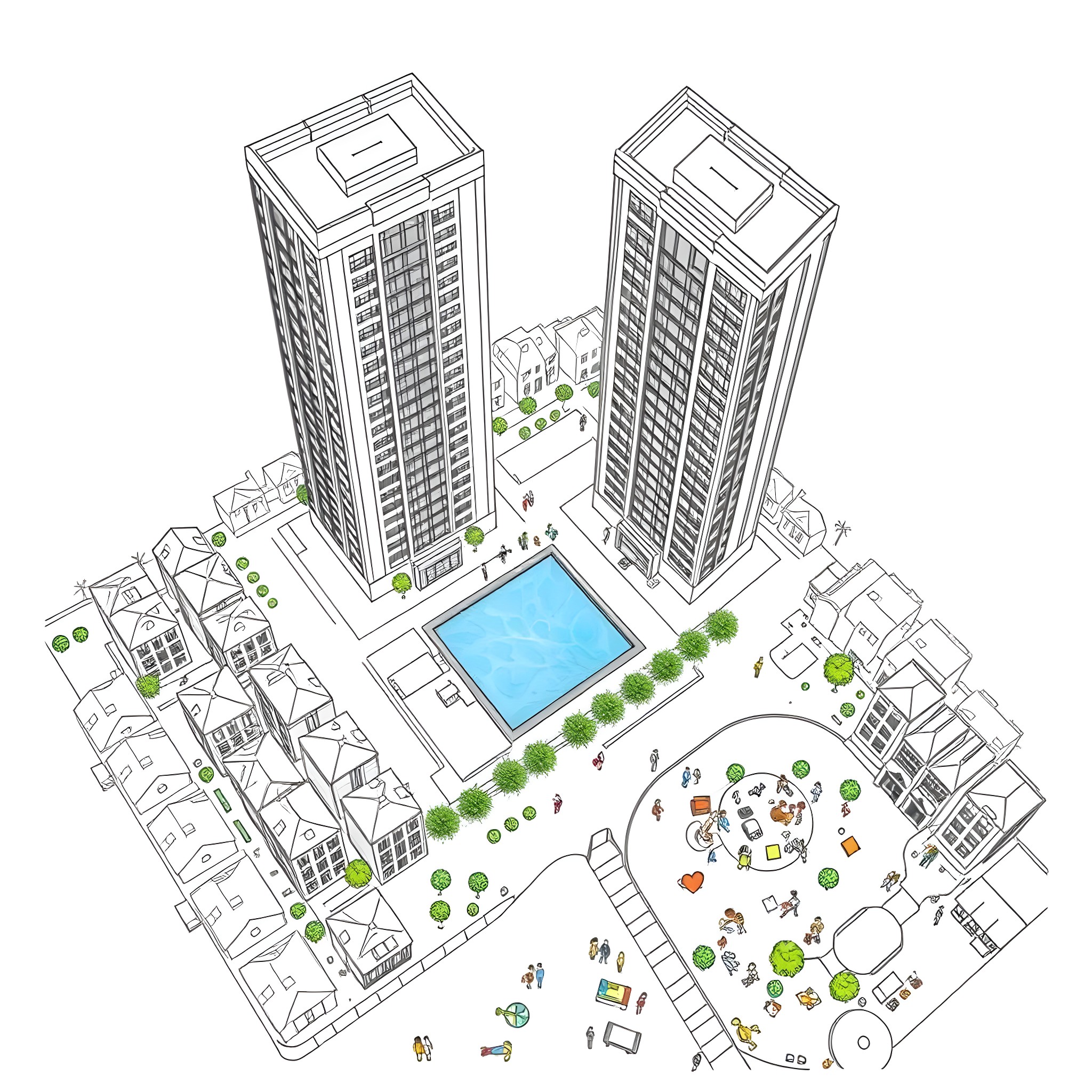 Best Apartment Coloring Pages (Free Printable PDF)