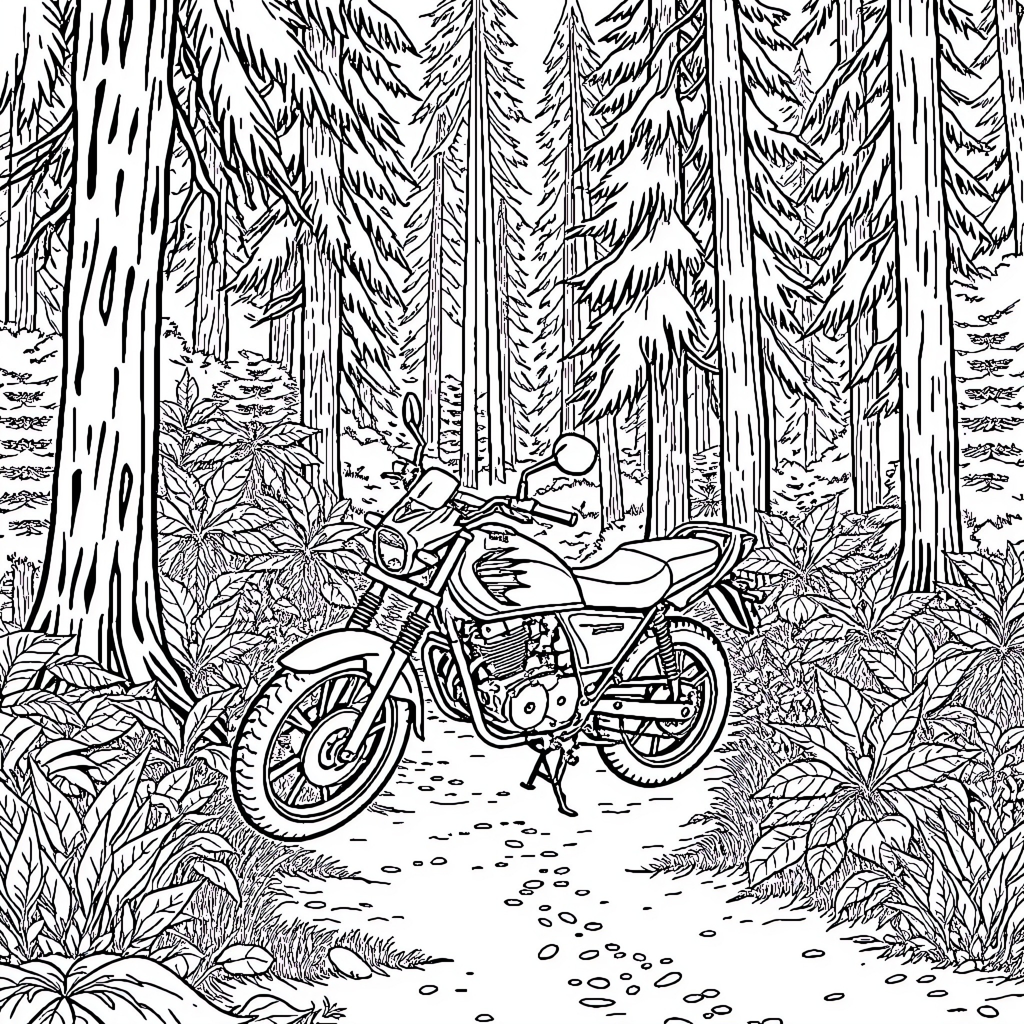 103 Best Motorcycle Coloring Pages (Free Printable PDFs)