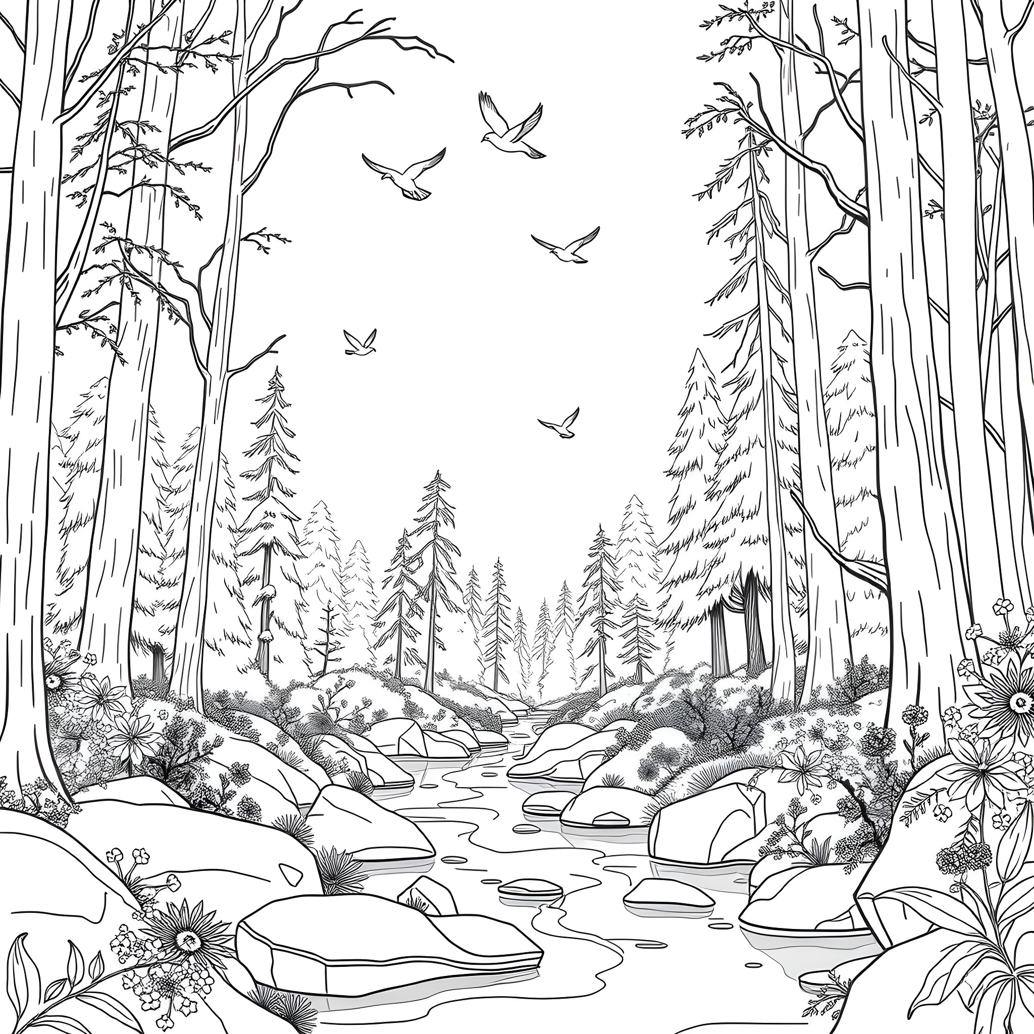 84 Best Forest Coloring Pages (Free Printable PDFs)