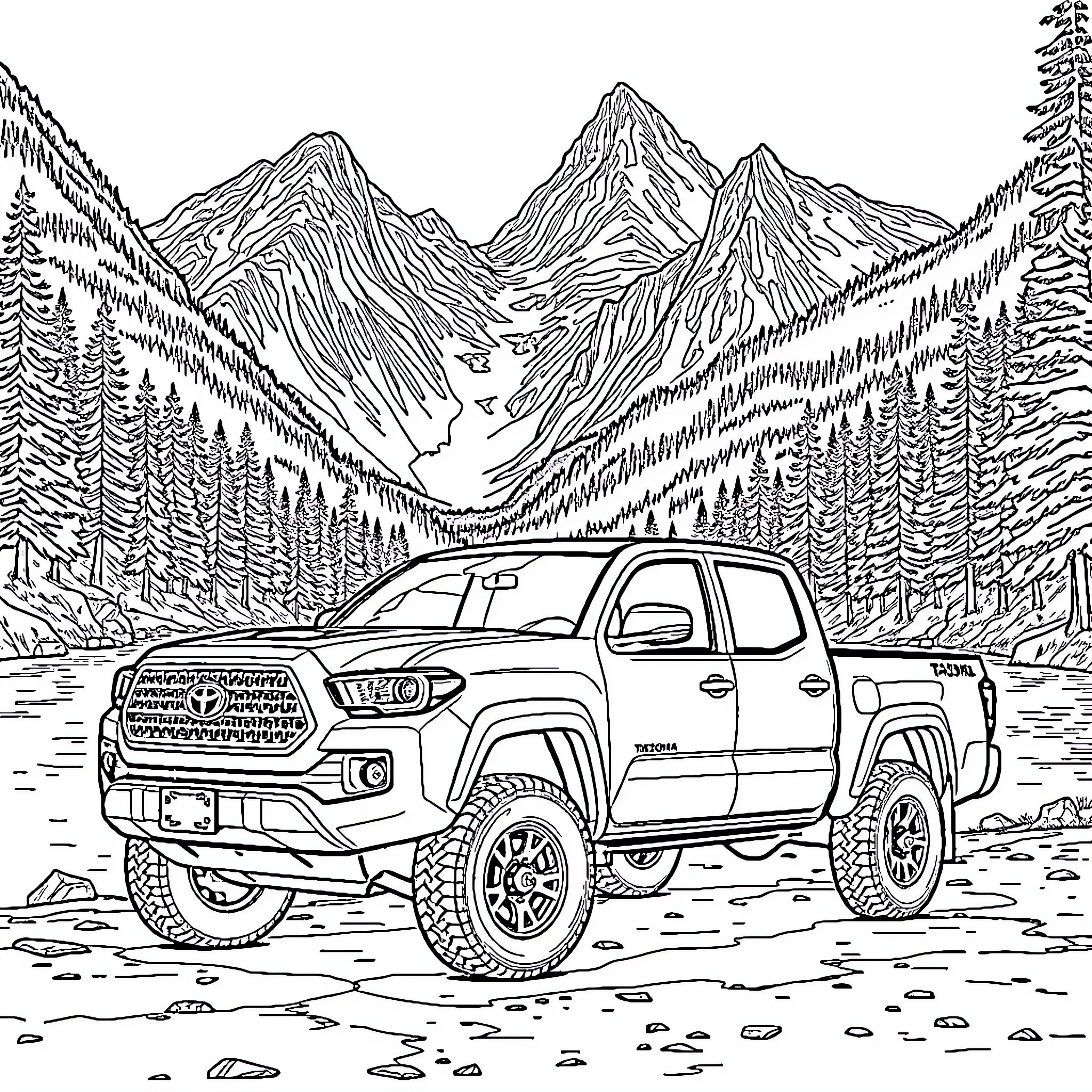 Best Tacoma Coloring Pages (Free Printable PDF)