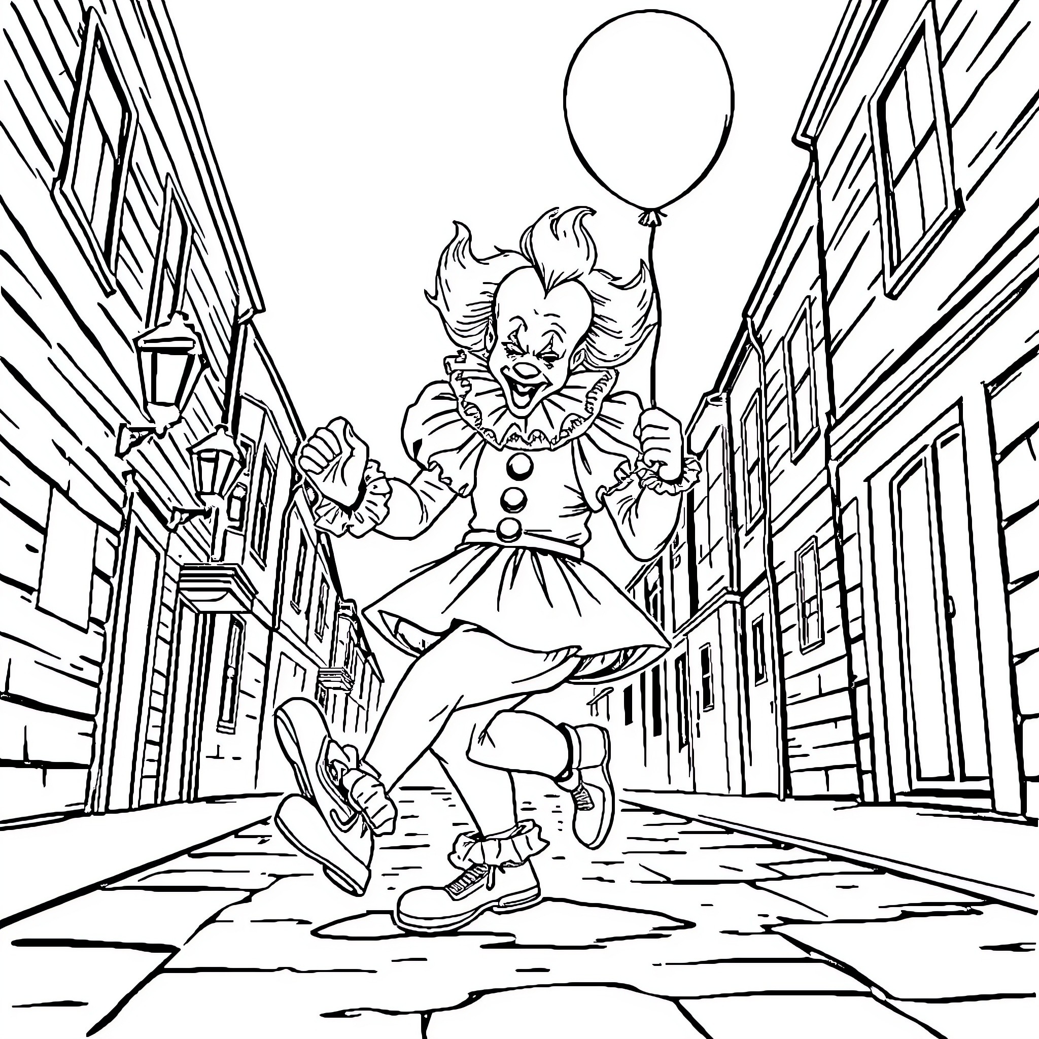 37 Best Pennywise Coloring Pages (Free Printable PDFs)