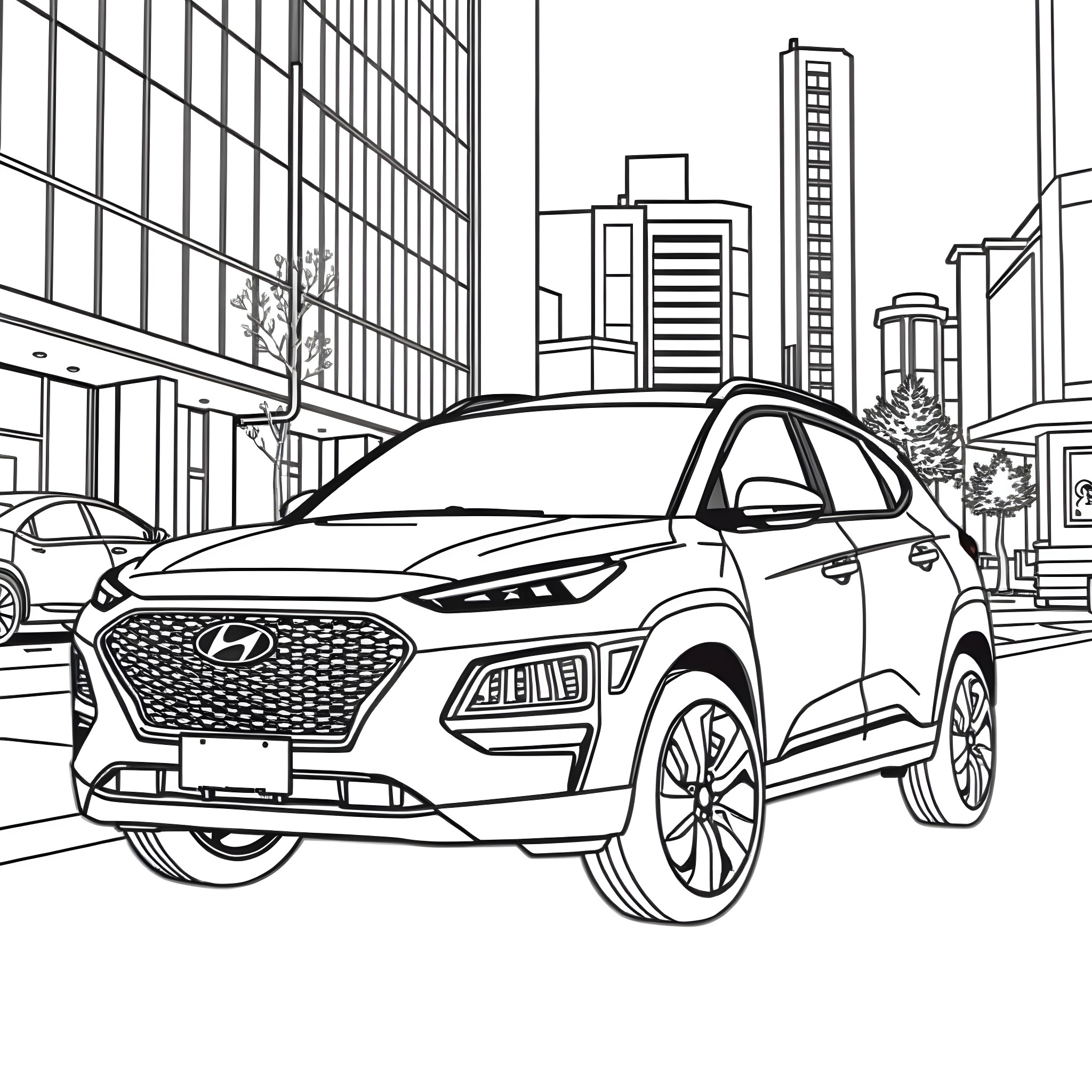 5 Best Hyundai Tucson Coloring Pages (Free Printable PDFs)