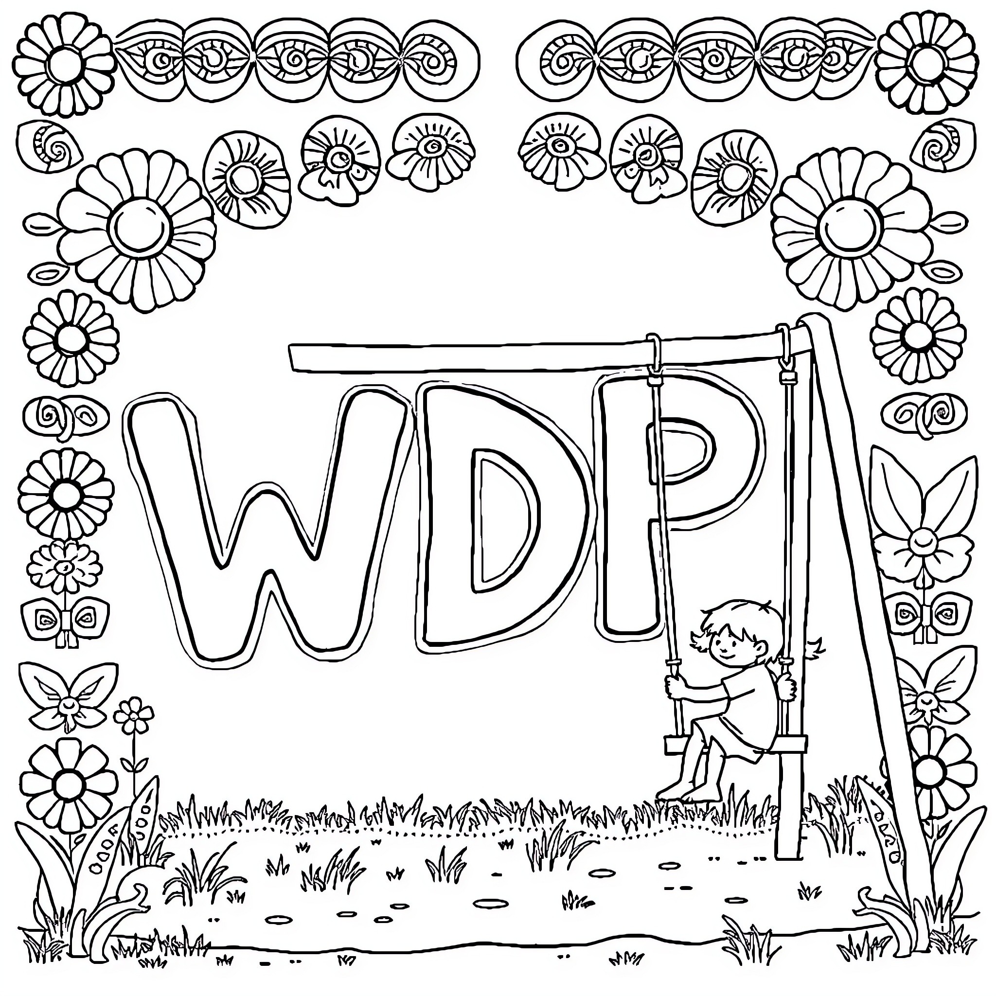 Best WDP Coloring Pages (Free Printable PDF)