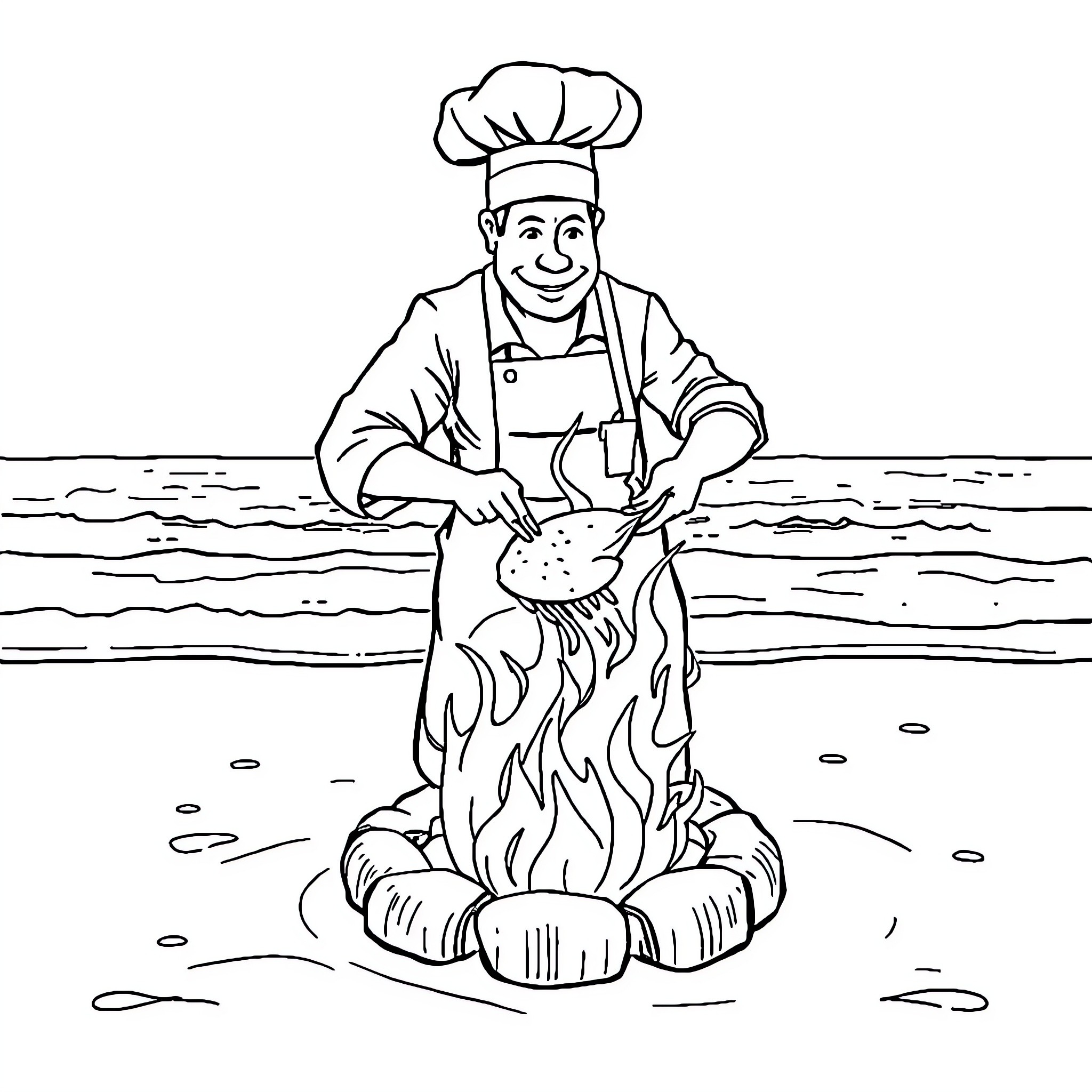 6 Best Grill Coloring Pages (Free Printable PDFs)