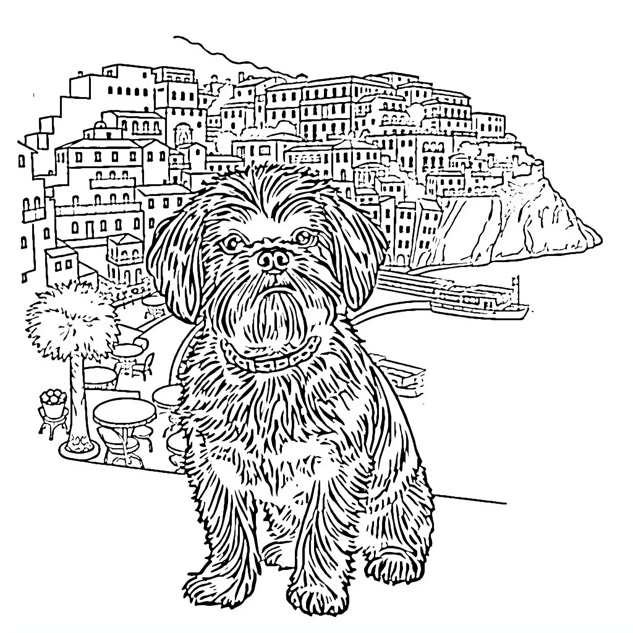 Best Shih Tzu Coloring Pages (Free Printable PDF)