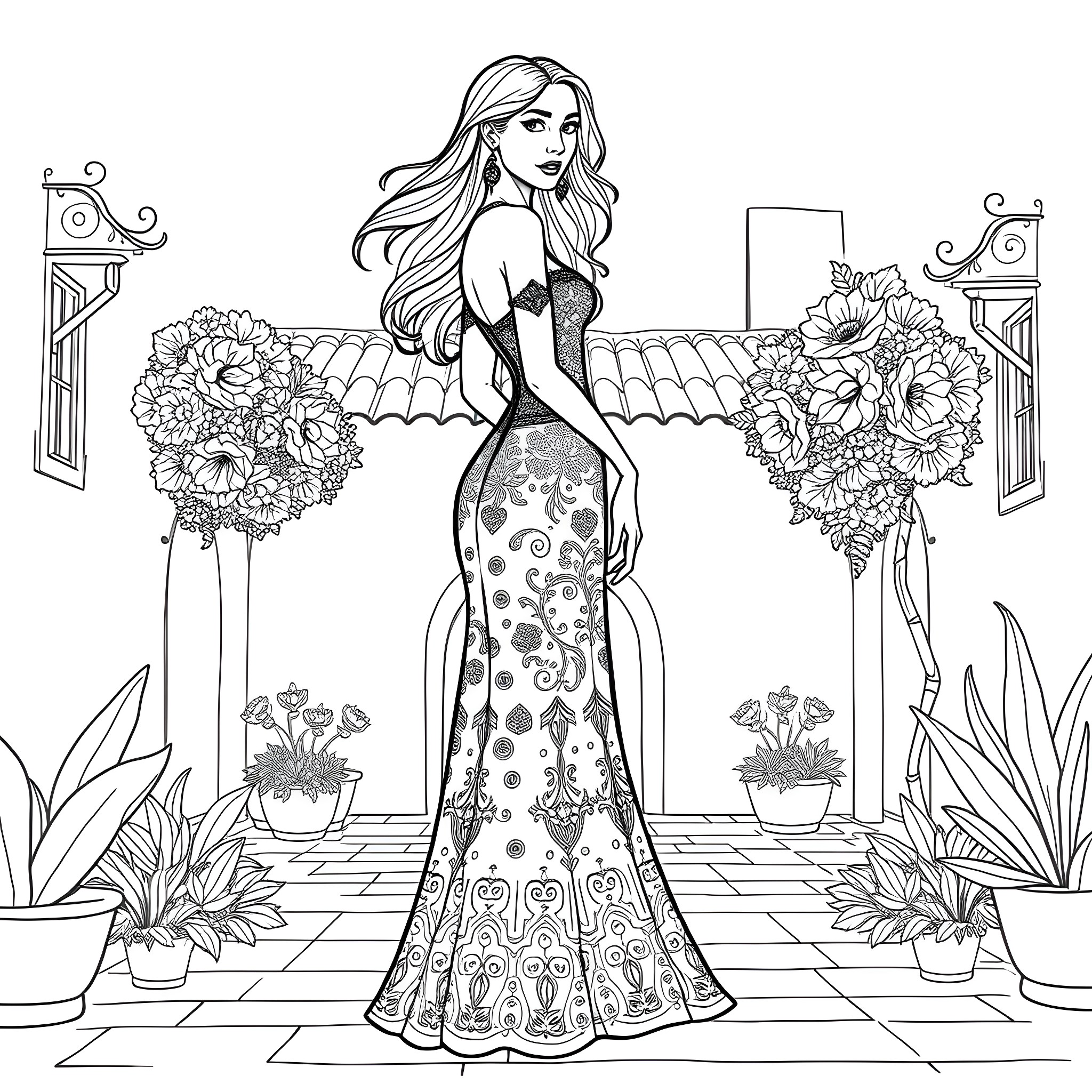 584 Best Woman Coloring Pages (Free Printable PDFs)