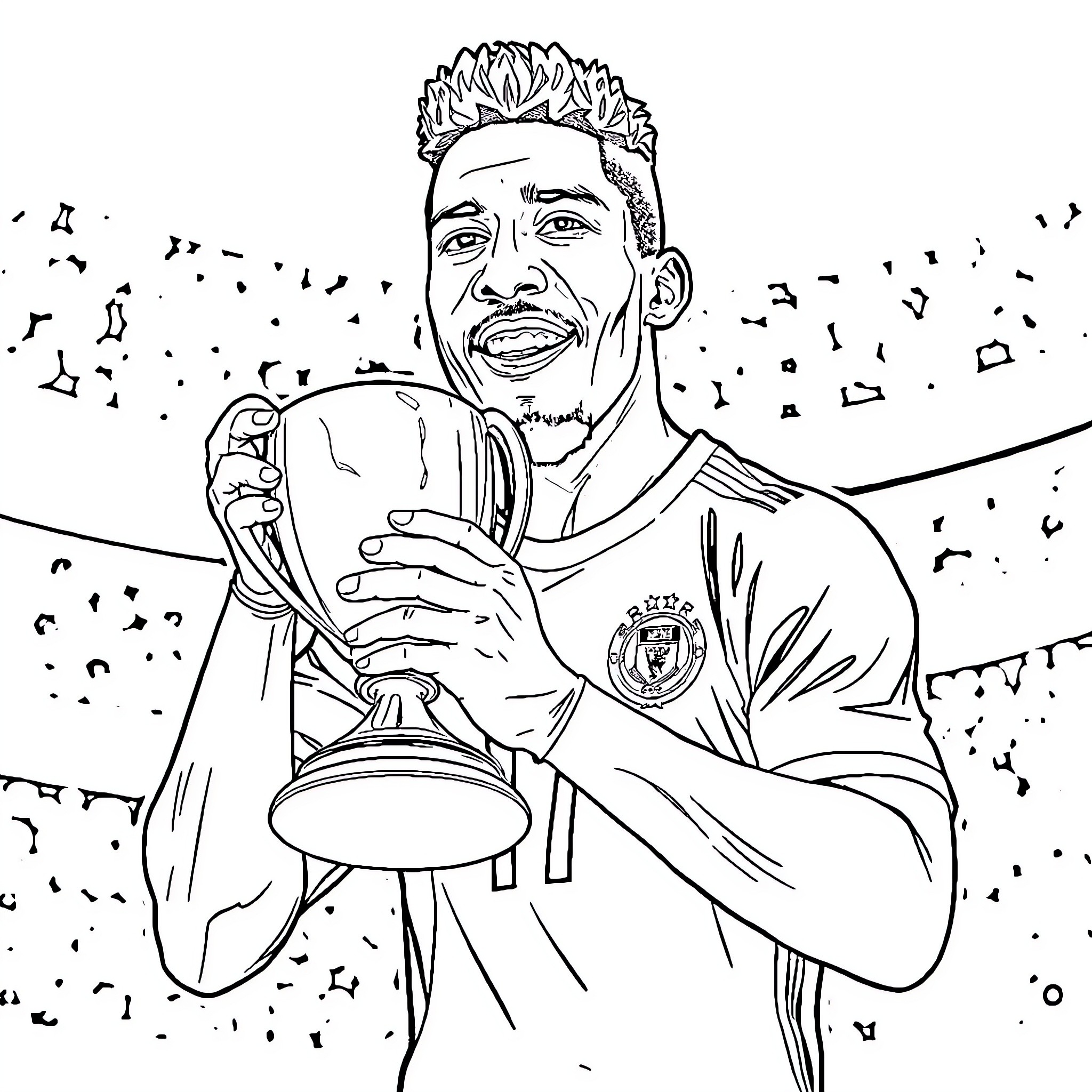 Best Killian Mbappé Coloring Pages (Free Printable PDF)