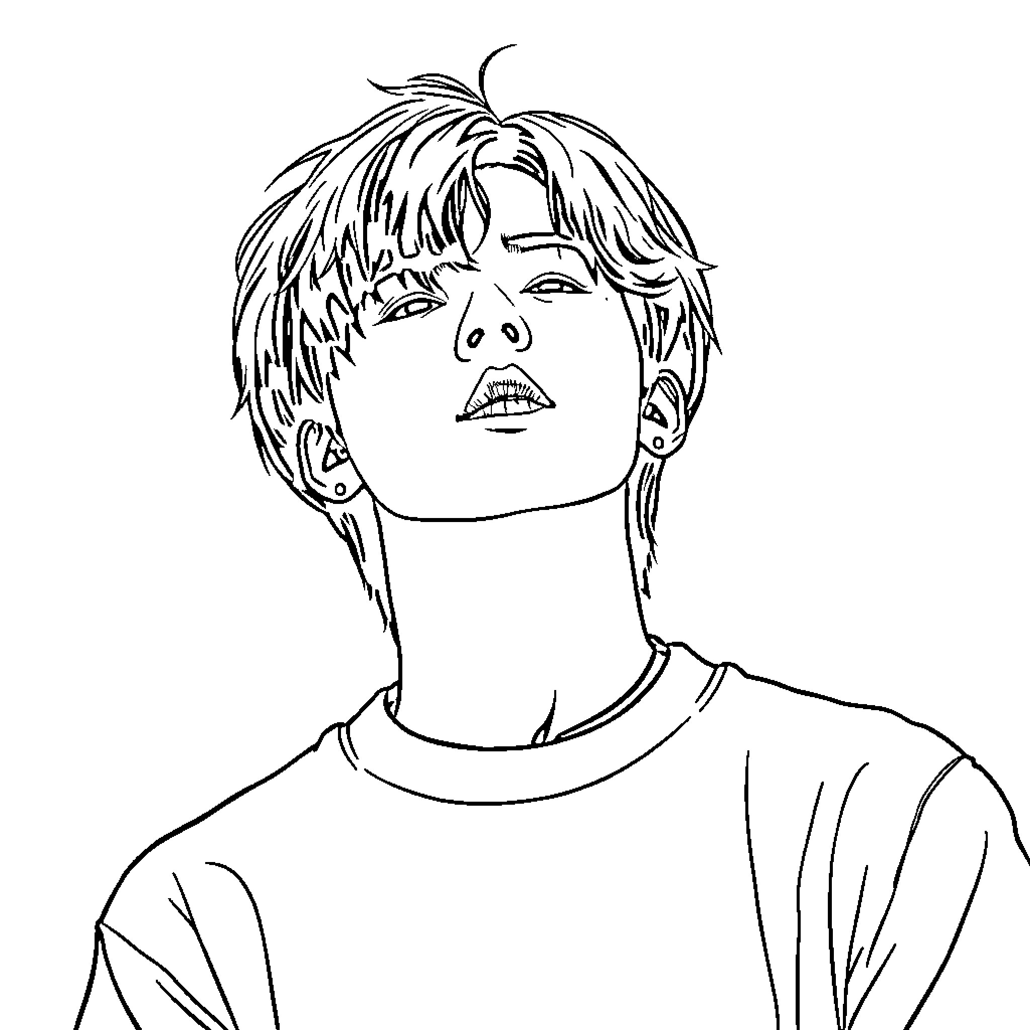 Best Jungkook Coloring Pages (Free Printable PDF)