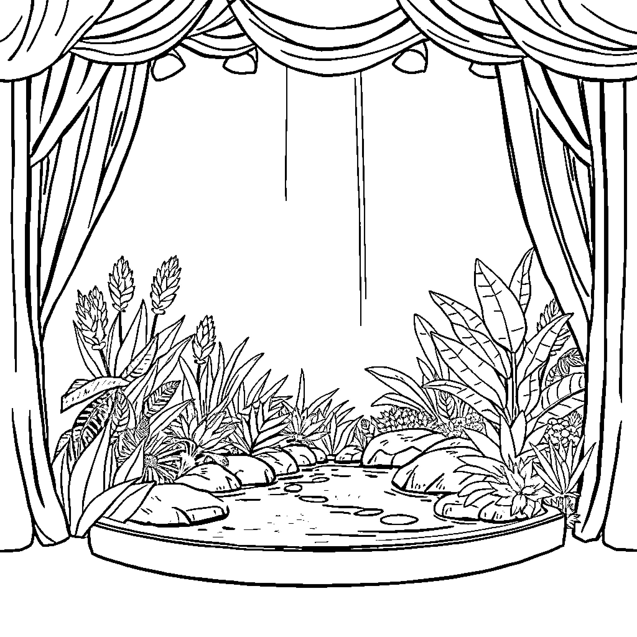 Best Oasis Coloring Pages (Free Printable PDF)
