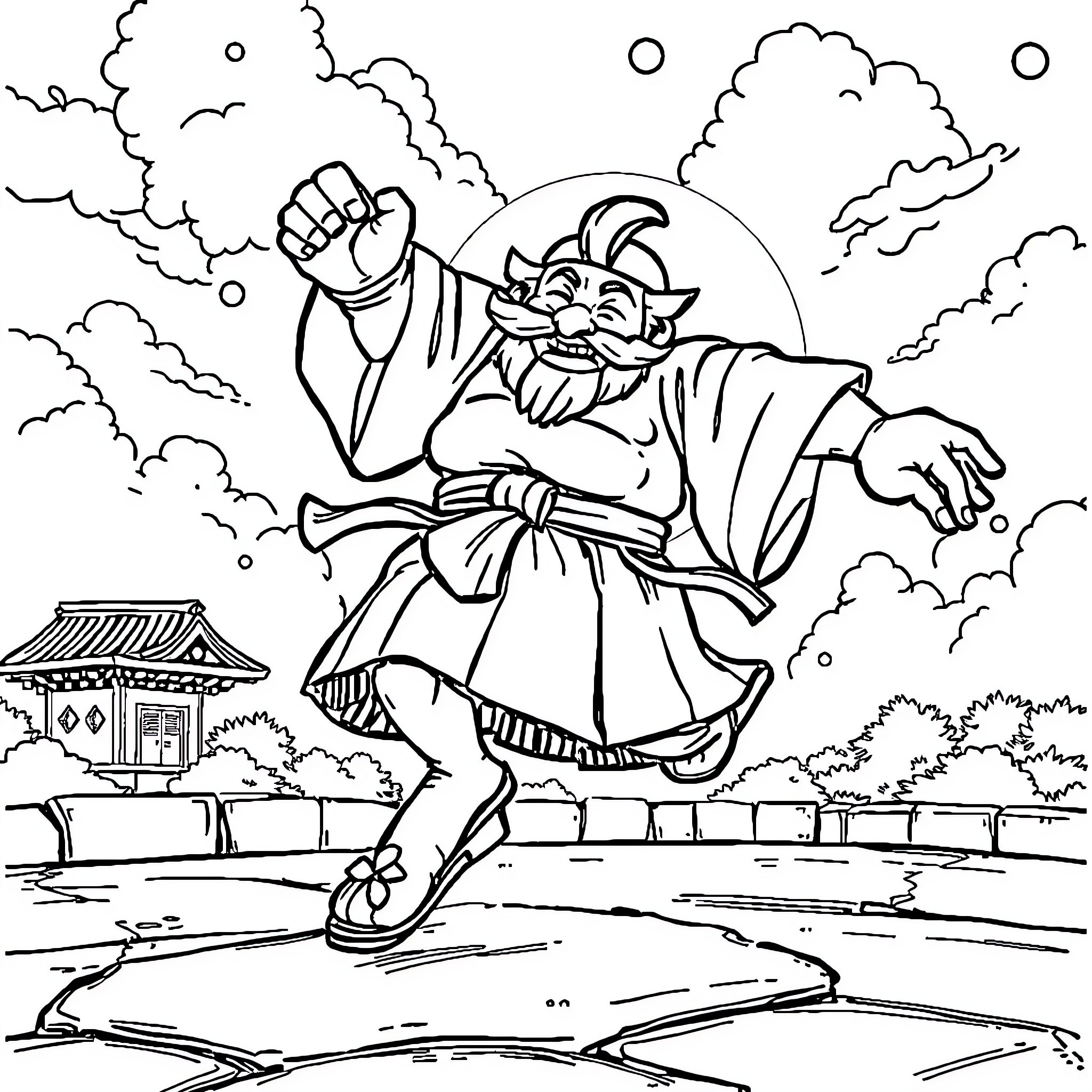 Best Sangoku Coloring Pages (Free Printable PDF)