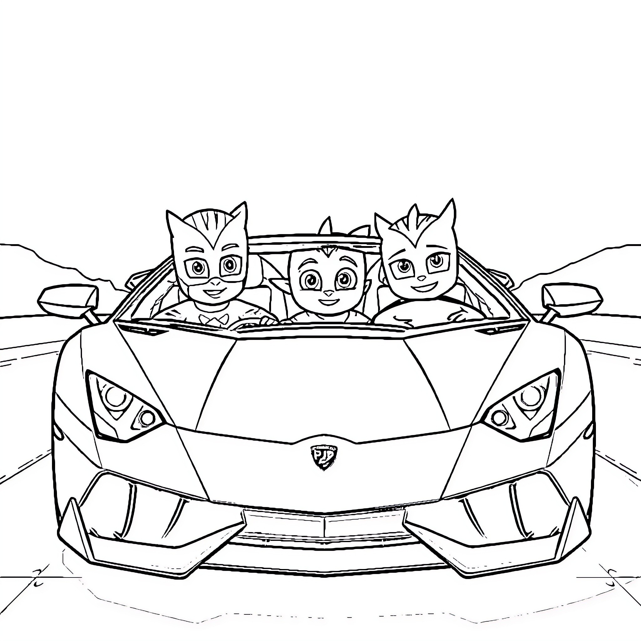 Best Pj Mask Coloring Pages (Free Printable PDF)