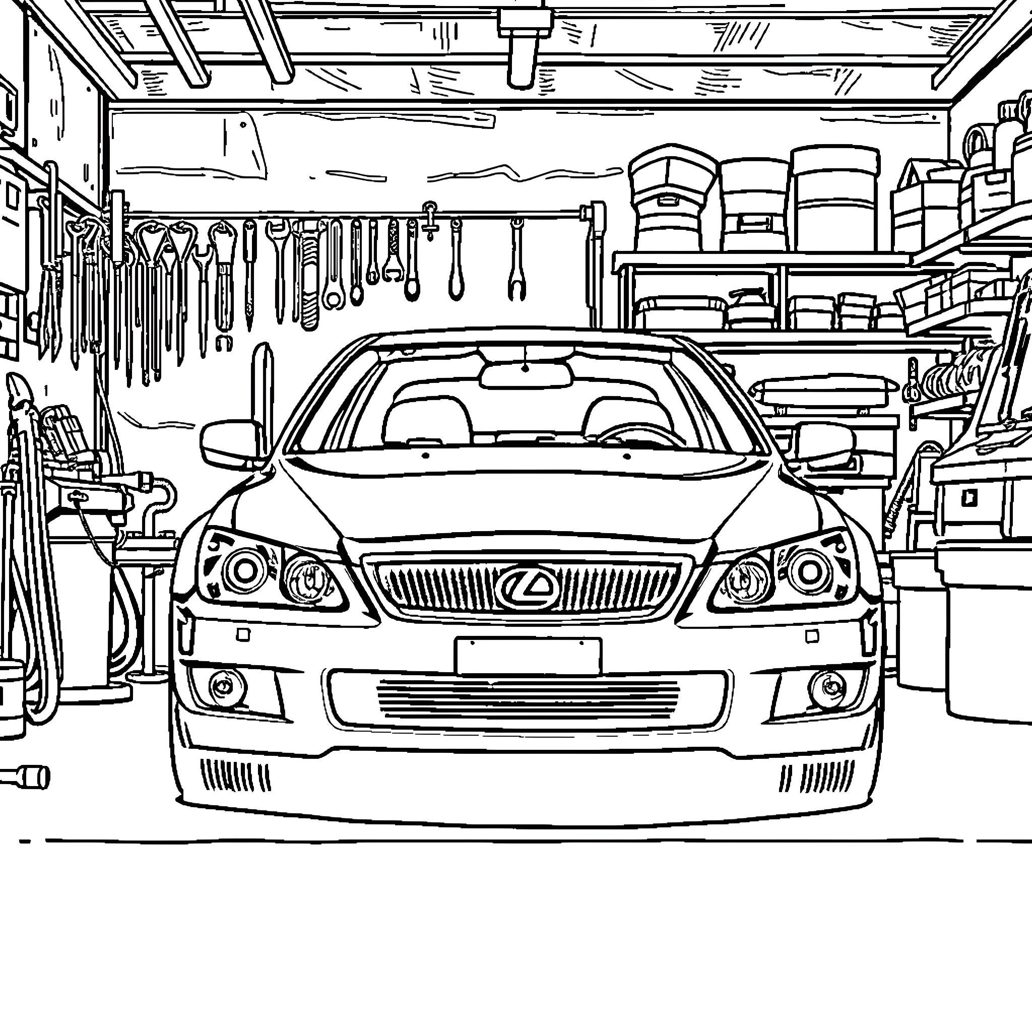 9 Best Lexus Coloring Pages (Free Printable PDFs)