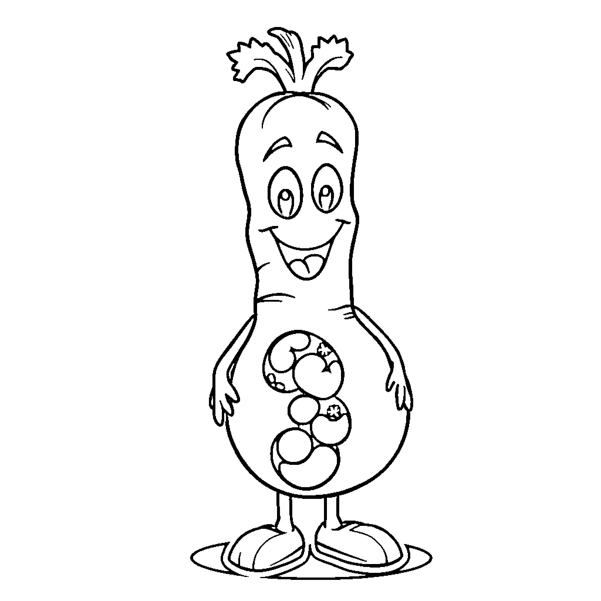 Best Carrot Tomato Man Coloring Pages (Free Printable PDF)