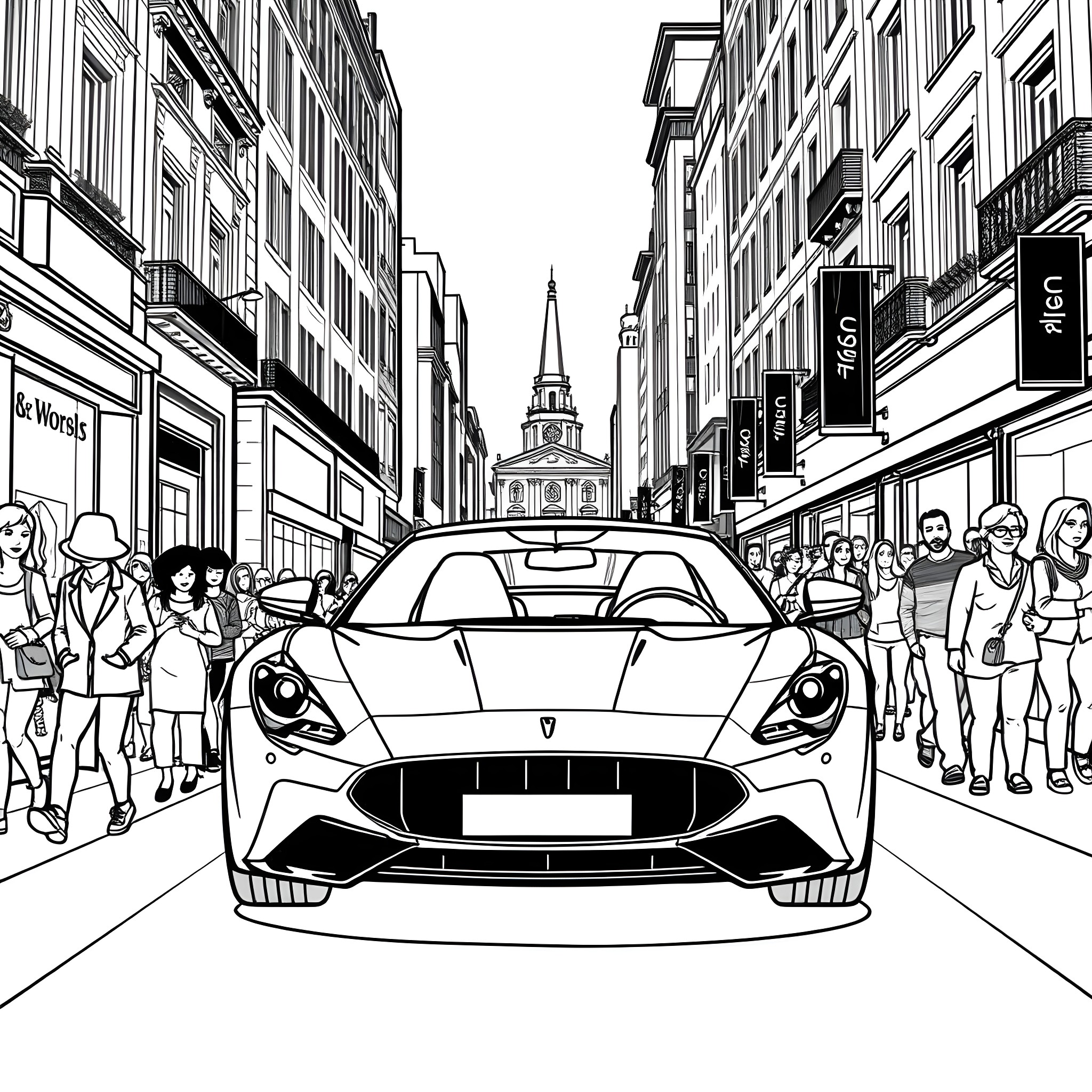 78 Best Car Coloring Pages (Free Printable PDFs)
