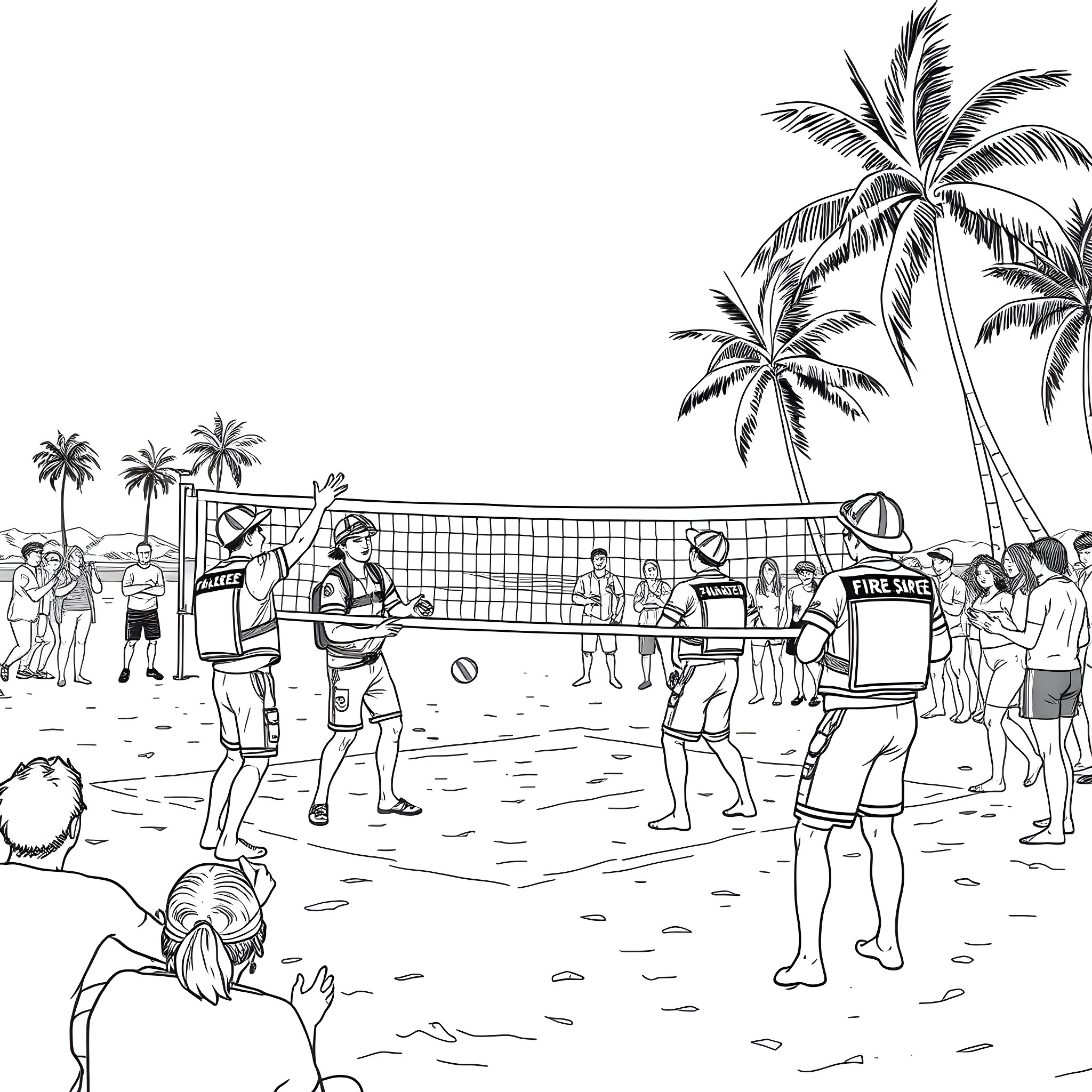 Best Volleyball Coloring Pages (Free Printable PDF)