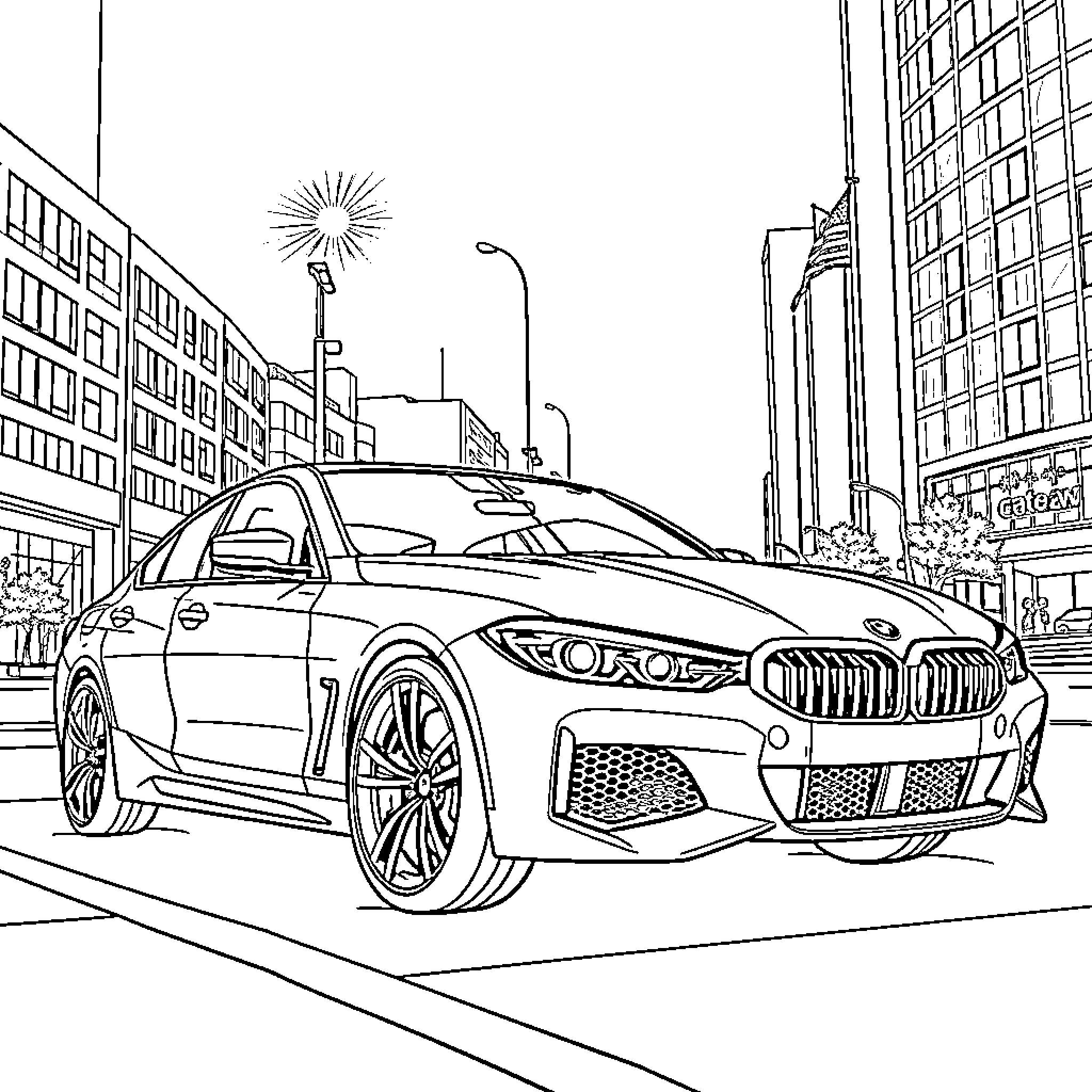 Best BMW Coloring Pages (Free Printable PDF)