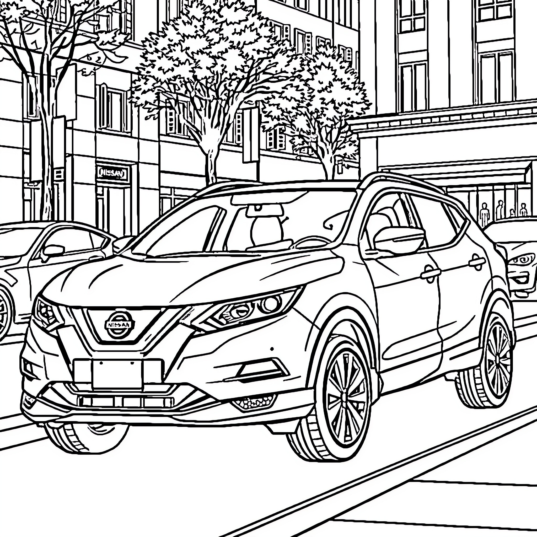 Best Nissan Coloring Pages (Free Printable PDF)
