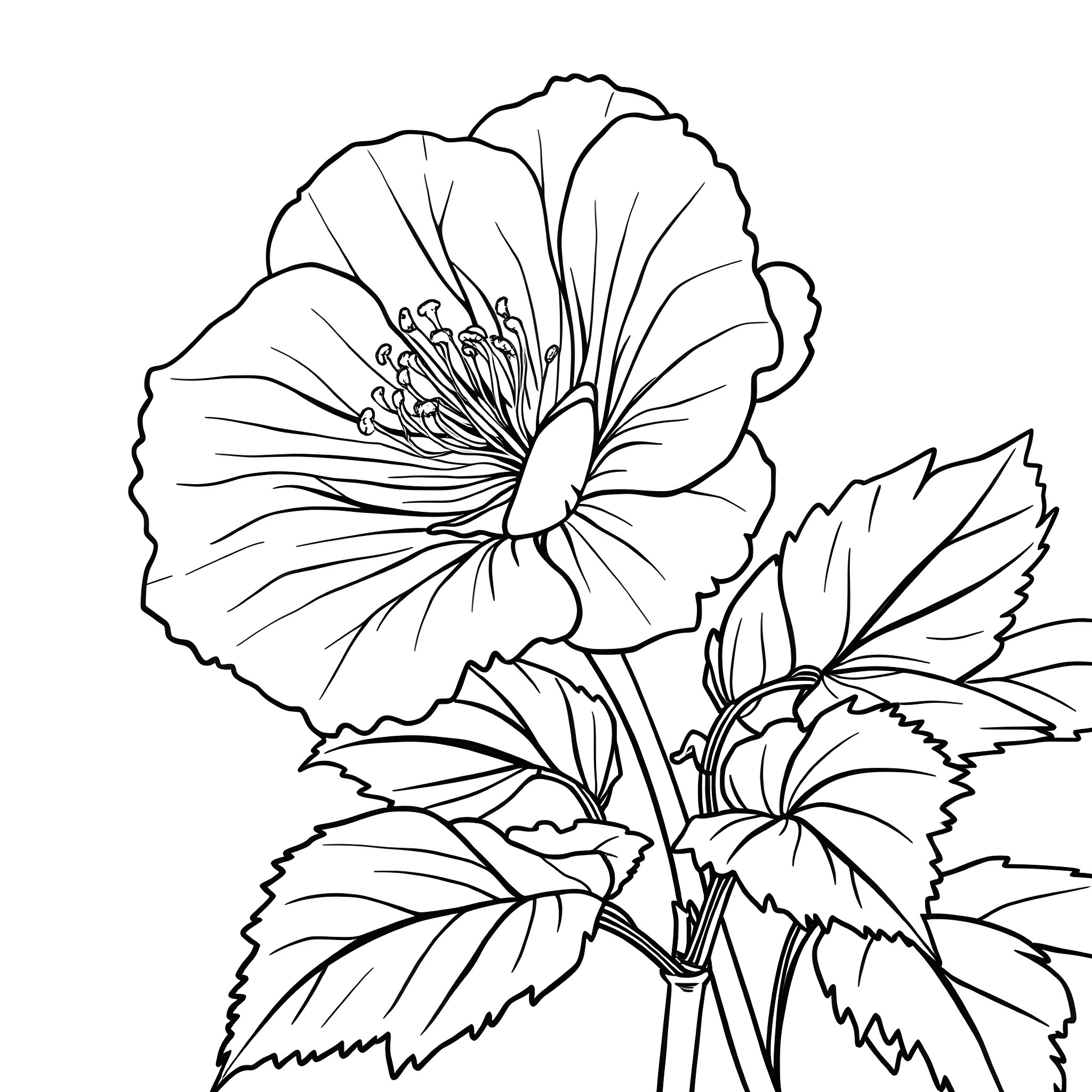Best Geranium Coloring Pages (Free Printable PDF)