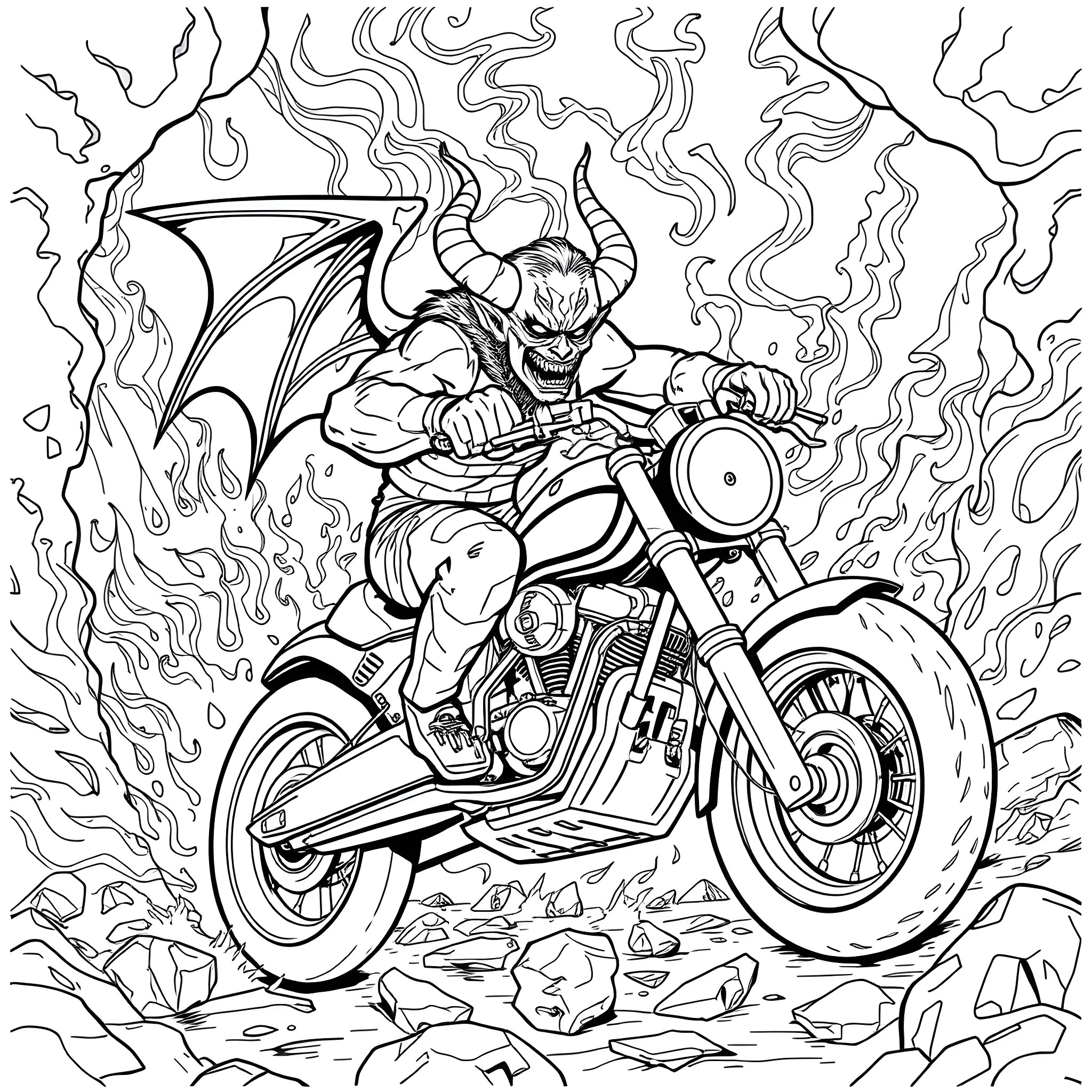 Best Demon Coloring Pages (Free Printable PDF)
