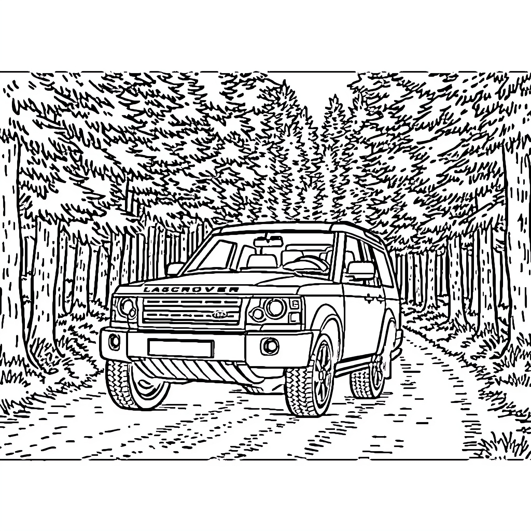 Best Land Rover Coloring Pages (Free Printable PDF)