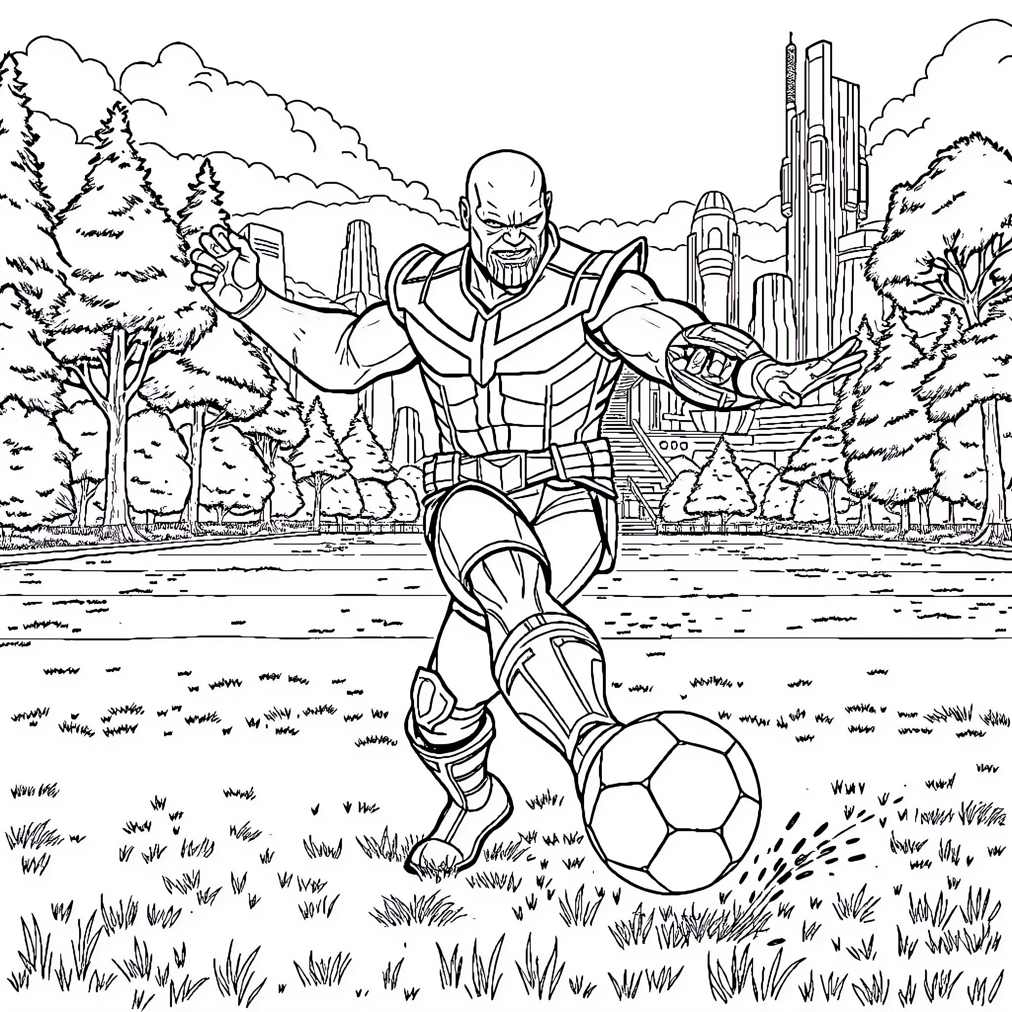 Best Thanos Coloring Pages (Free Printable PDF)
