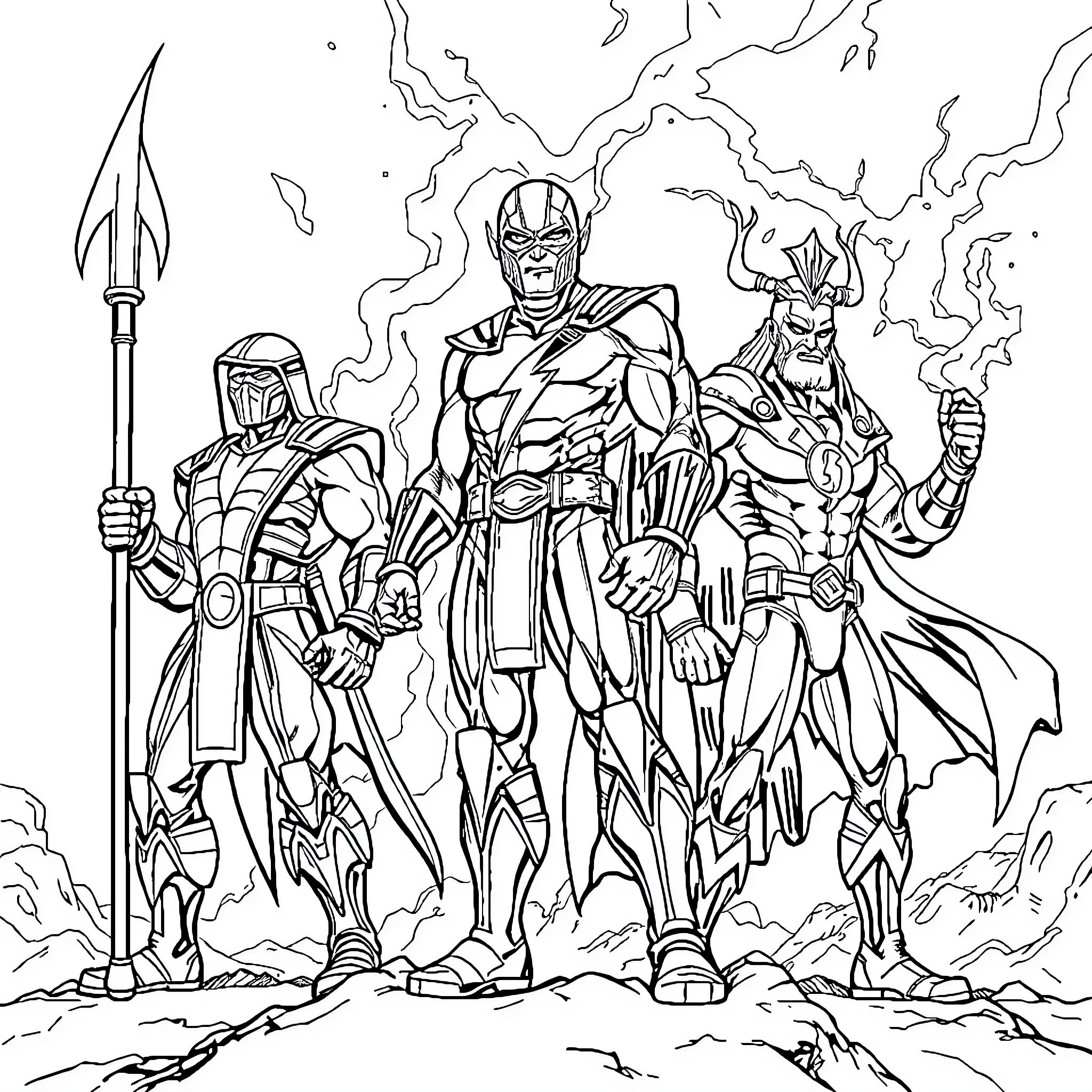 Best Raiden Coloring Pages (Free Printable PDF)