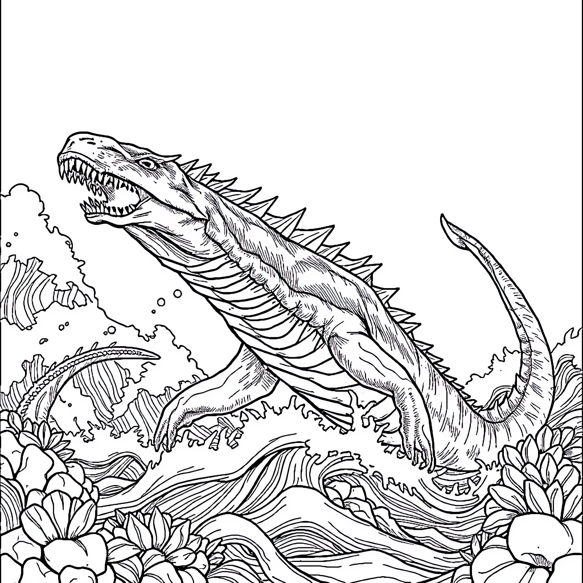 Best Sea Monster Coloring Pages (Free Printable PDF)