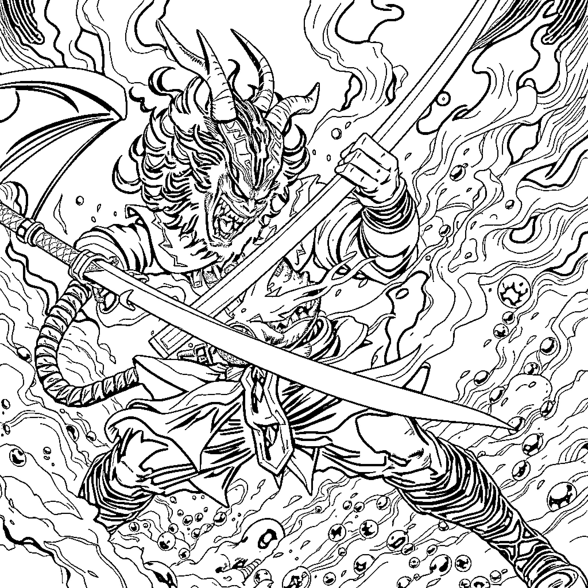 Best Demon Coloring Pages (Free Printable PDF)