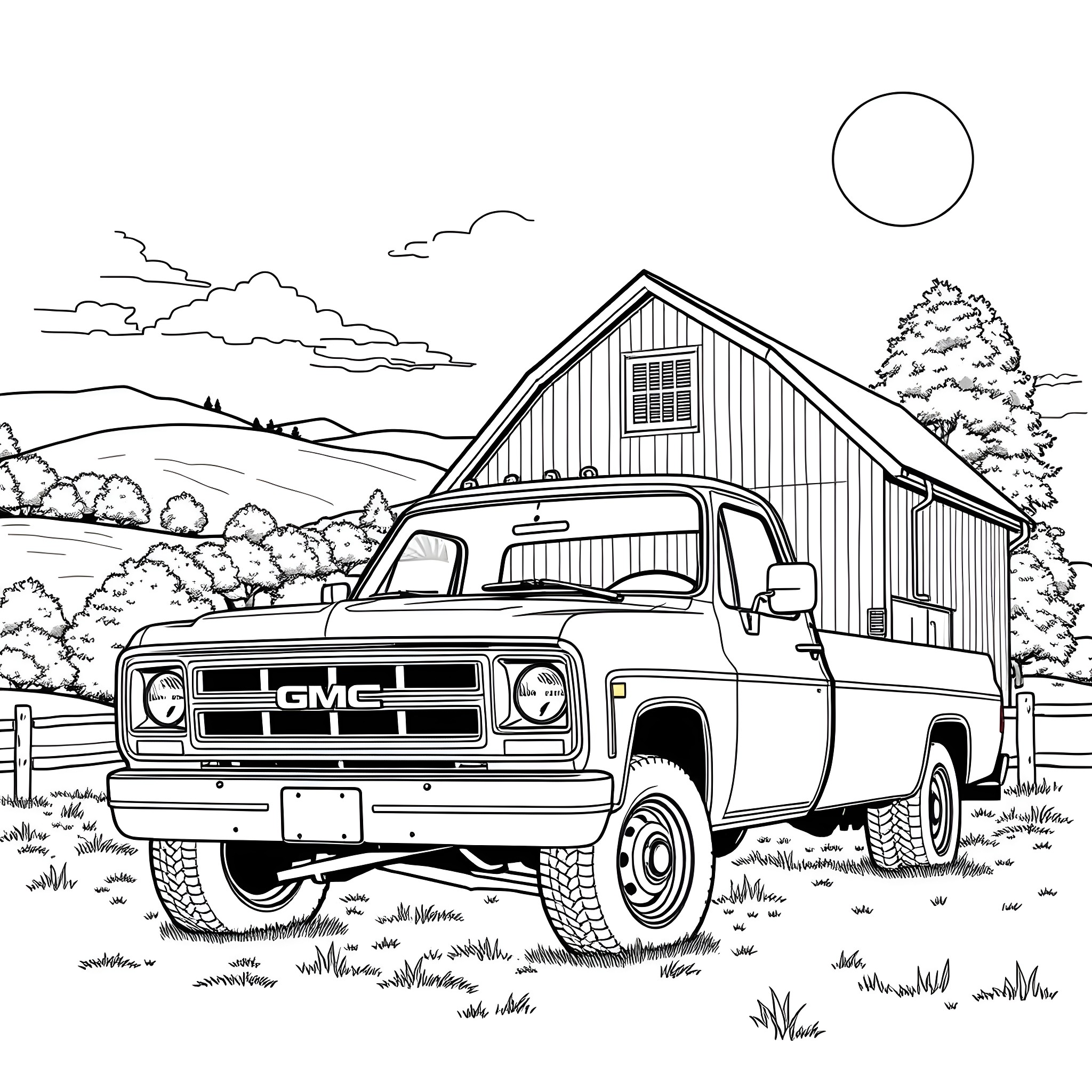 Best Gmc Coloring Pages (Free Printable PDF)