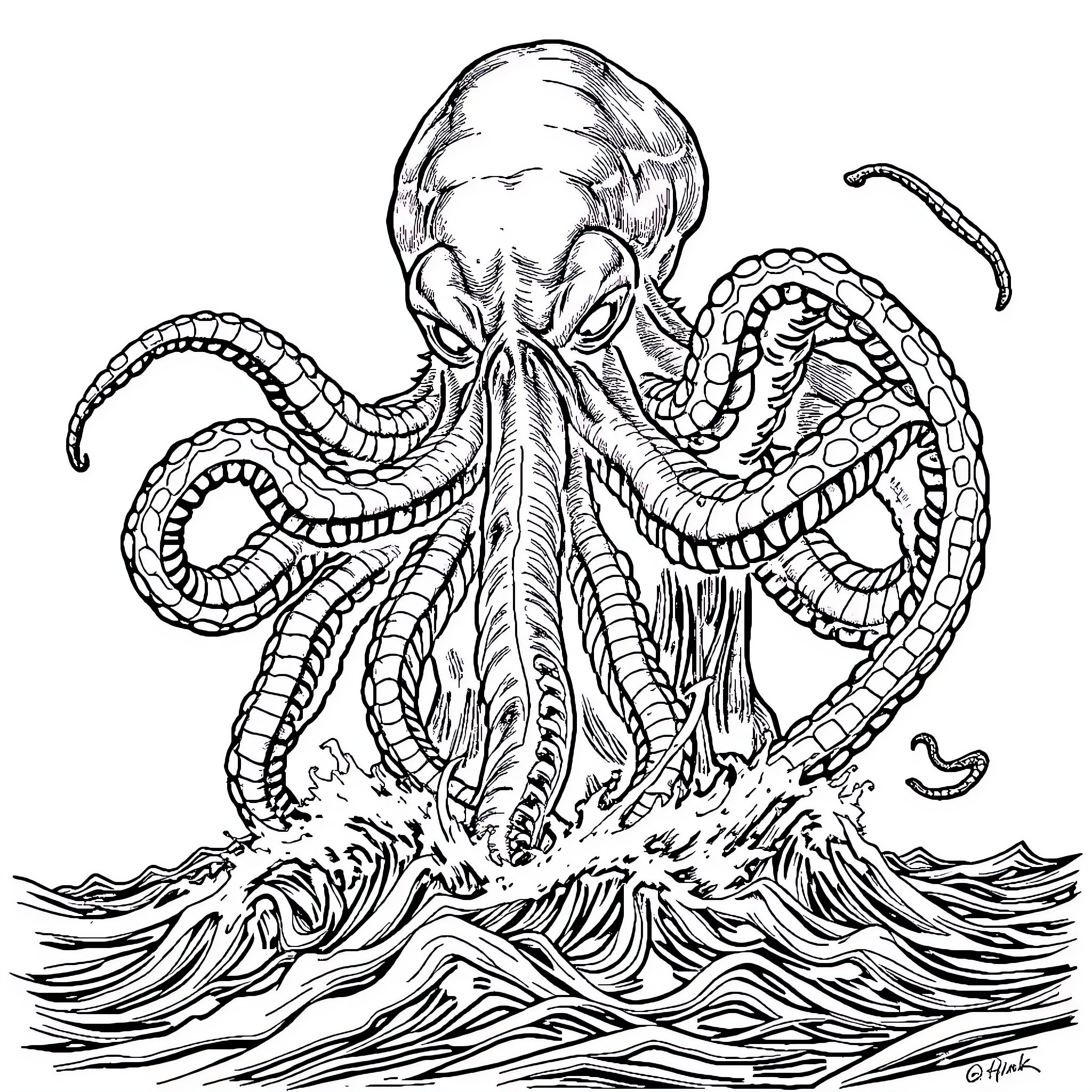 Best Cthulhu Coloring Pages (Free Printable PDF)
