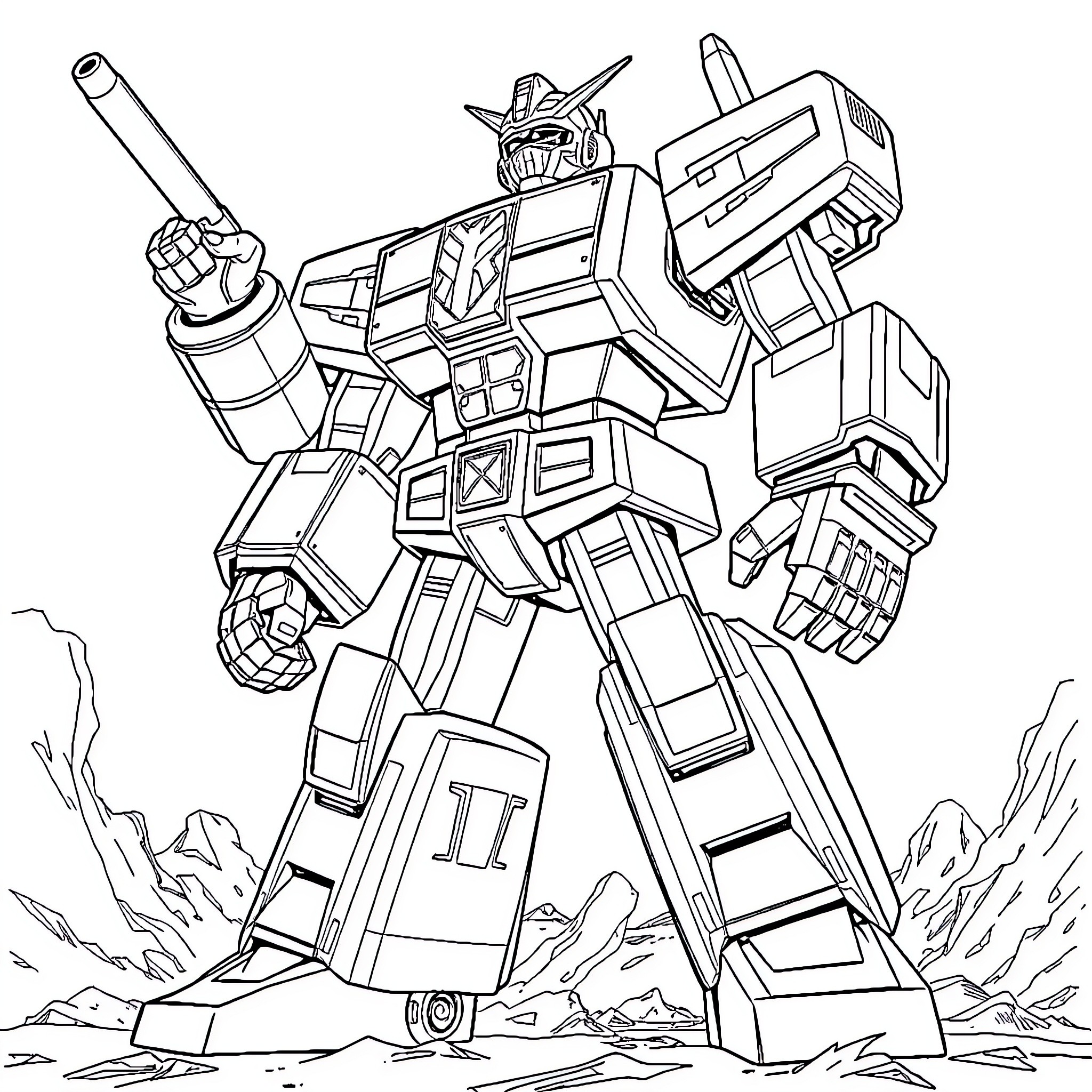 Best Megazord Coloring Pages (Free Printable PDF)