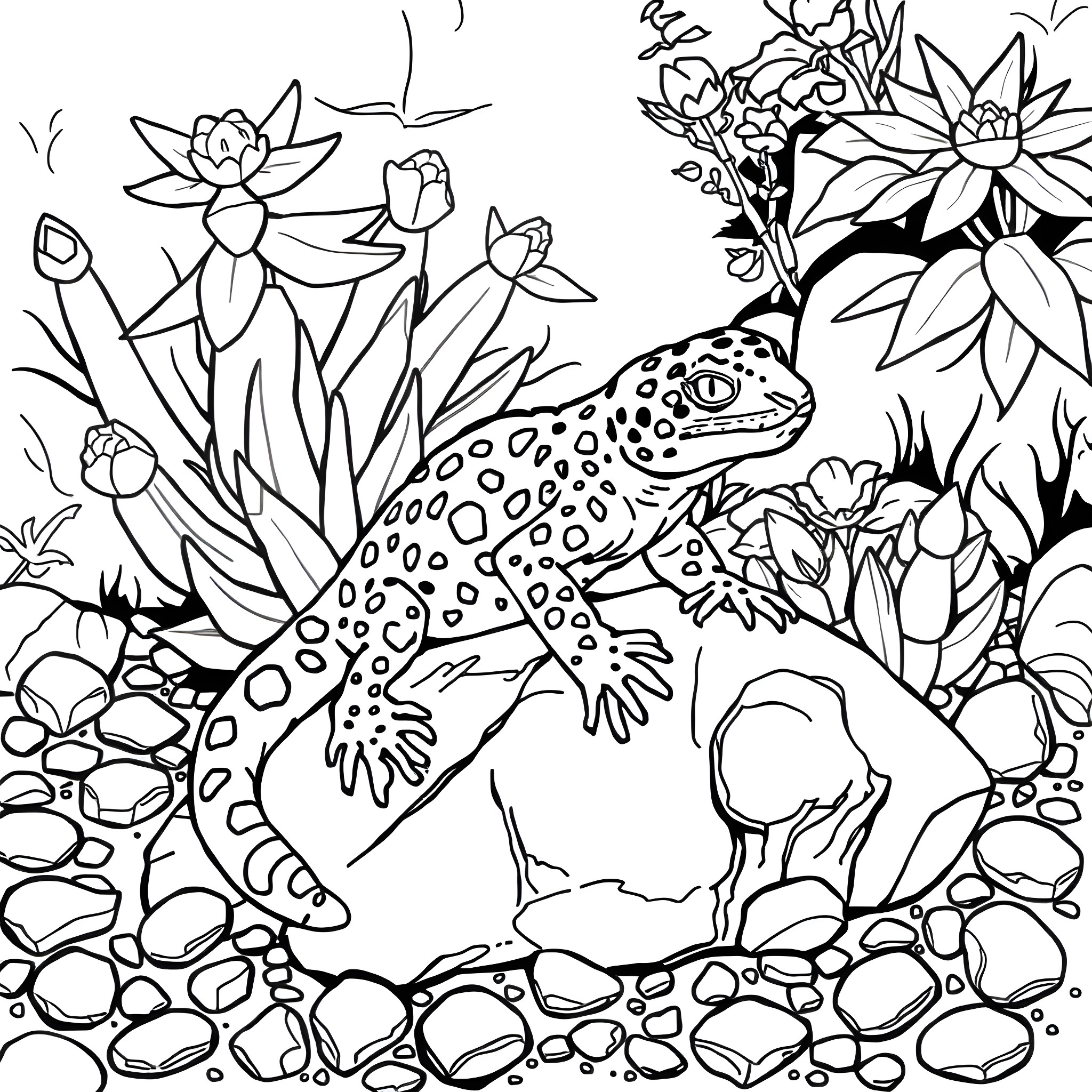 Best Gecko Coloring Pages (Free Printable PDF)