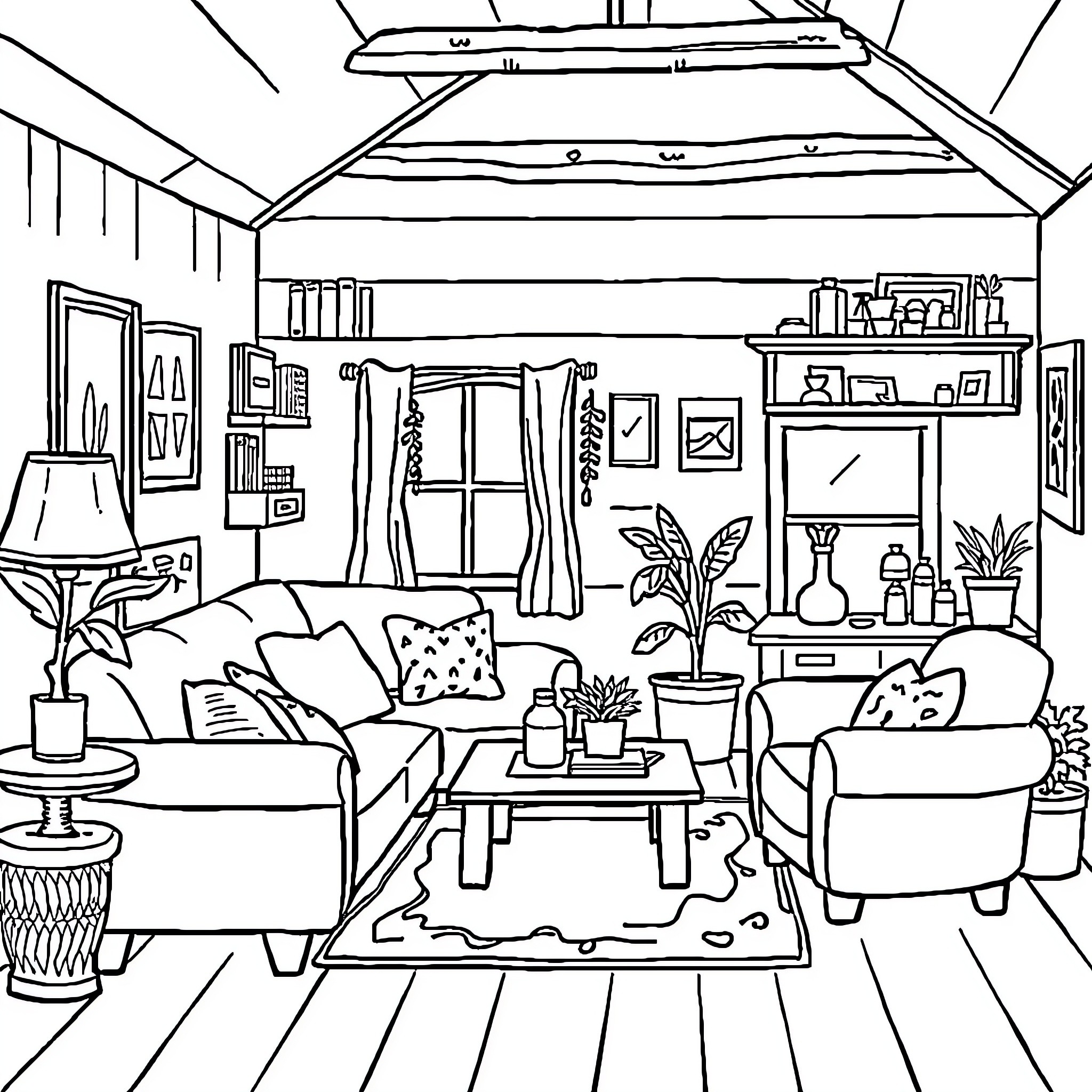 56 Best Bedroom Coloring Pages (Free Printable PDFs)