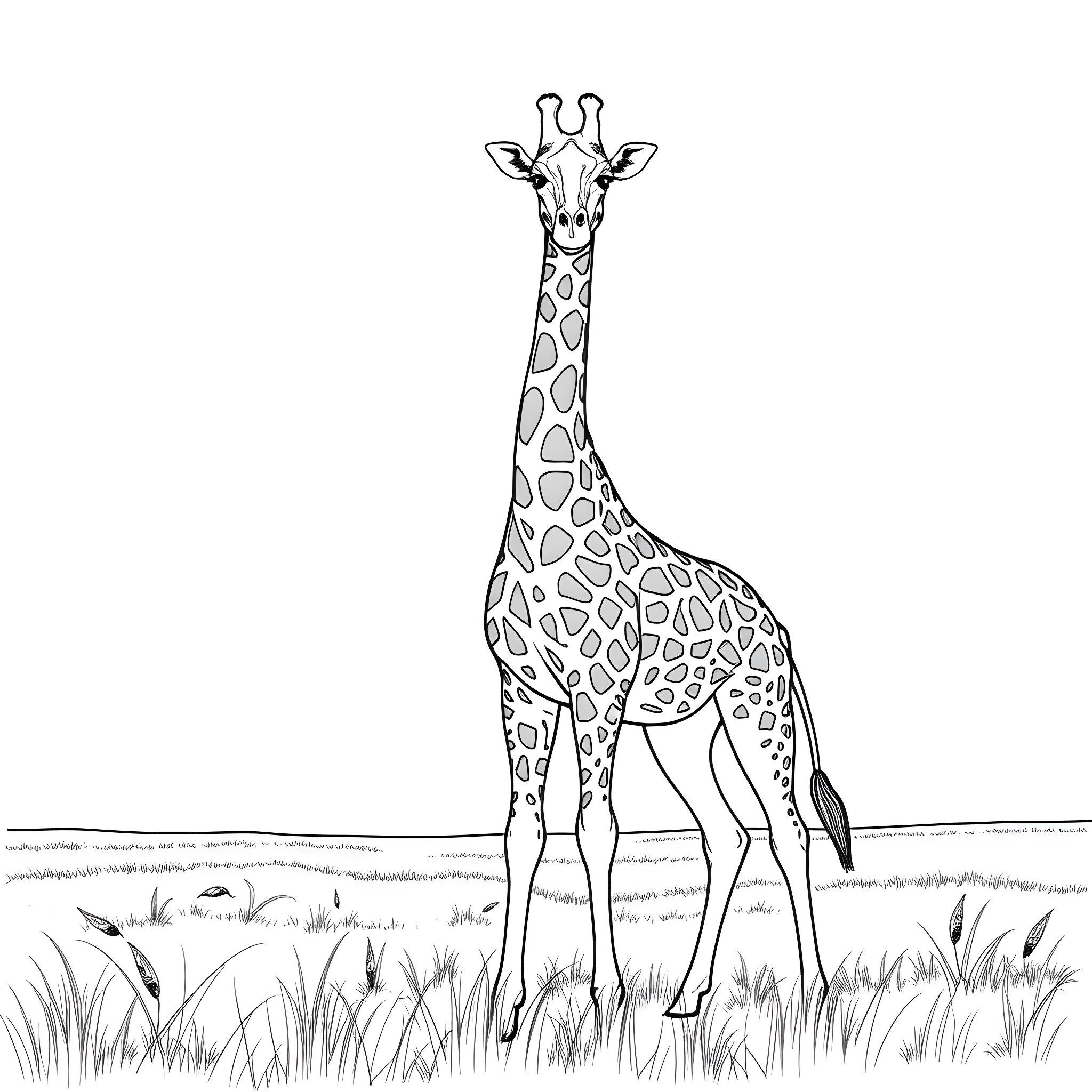 131 Best Giraffe Coloring Pages (Free Printable PDFs)
