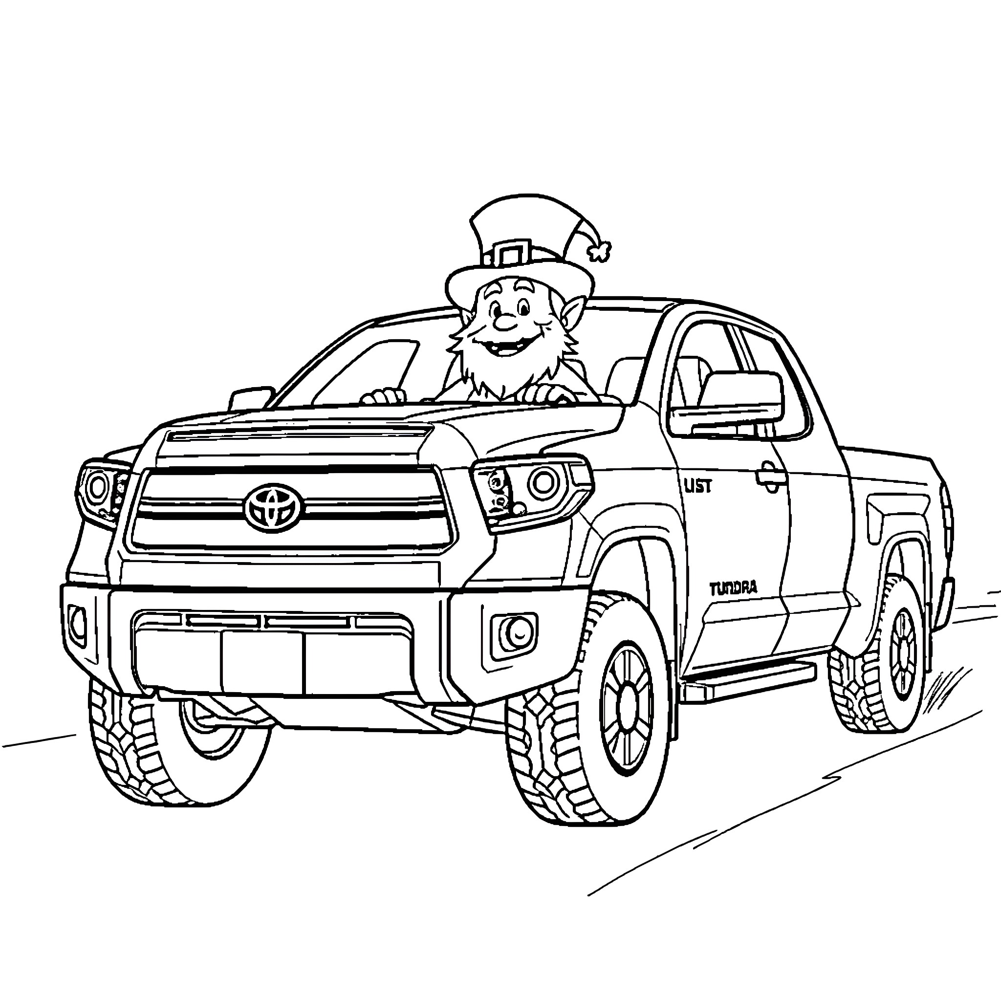 Best Toyota Tundra Coloring Pages (Free Printable PDF)